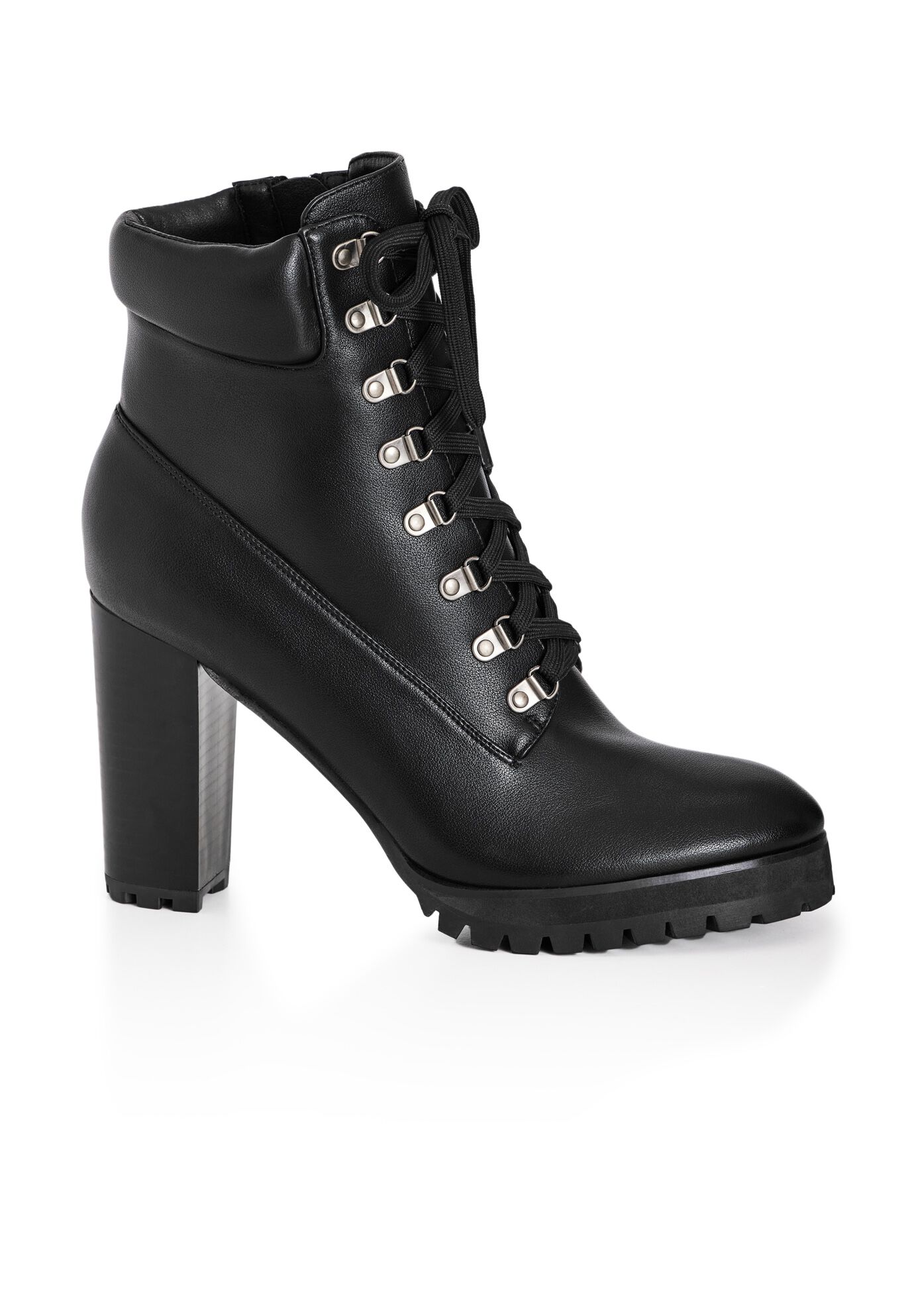 WIDE FIT Watson Ankle Boot - black | Roaman's