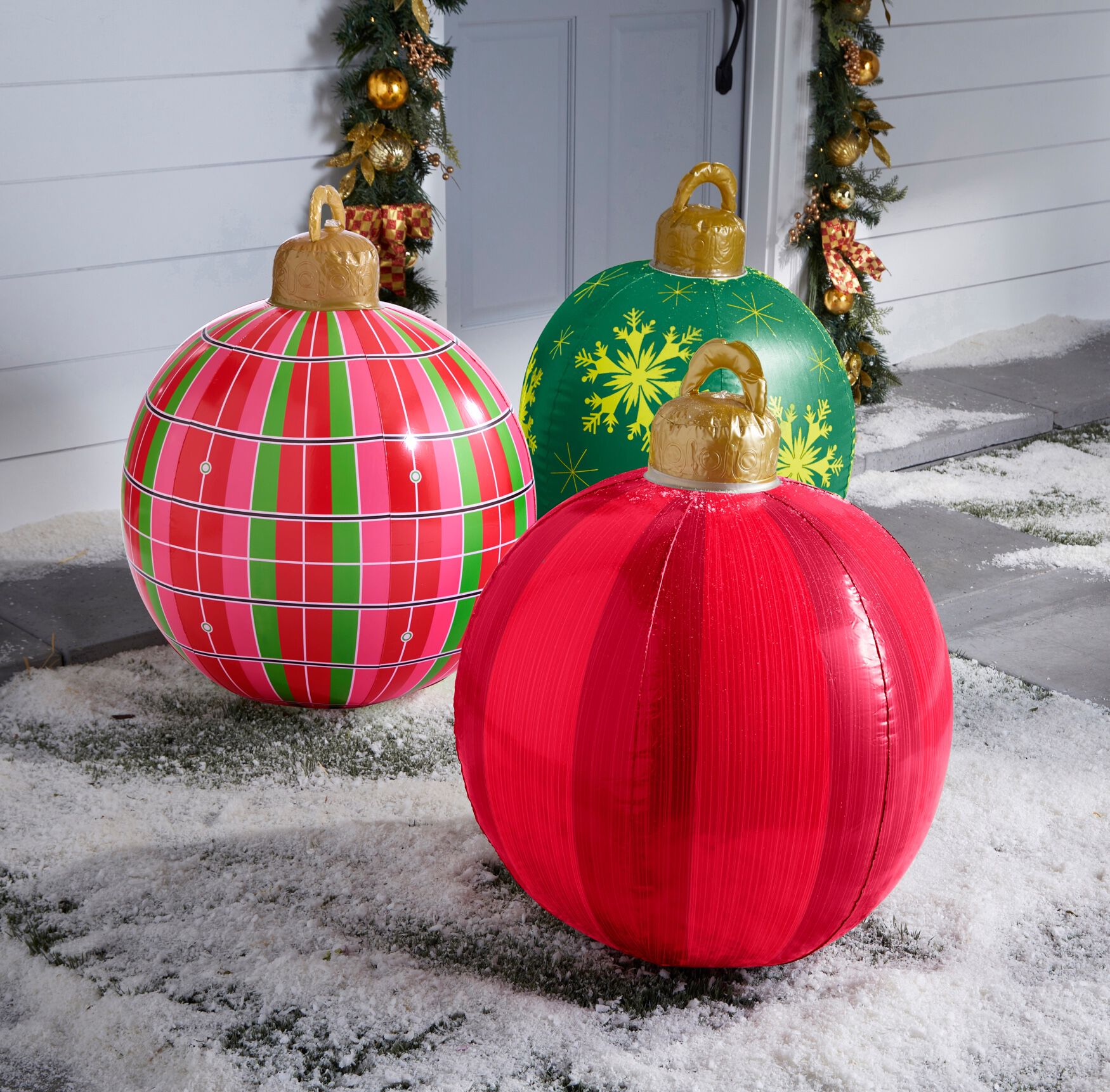 Stylish 24" Inflatable Ornament, Red | Roaman's