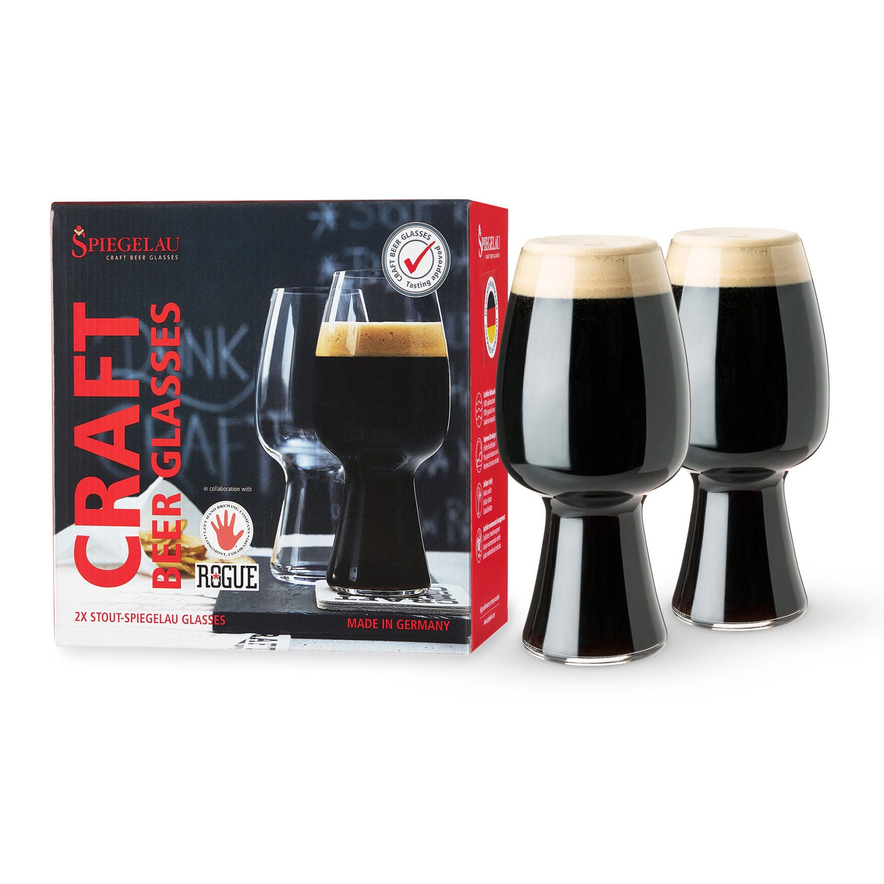 Stylish 21 Oz Craft Stout Glass (Set Of 2), 4436876 | Roaman's
