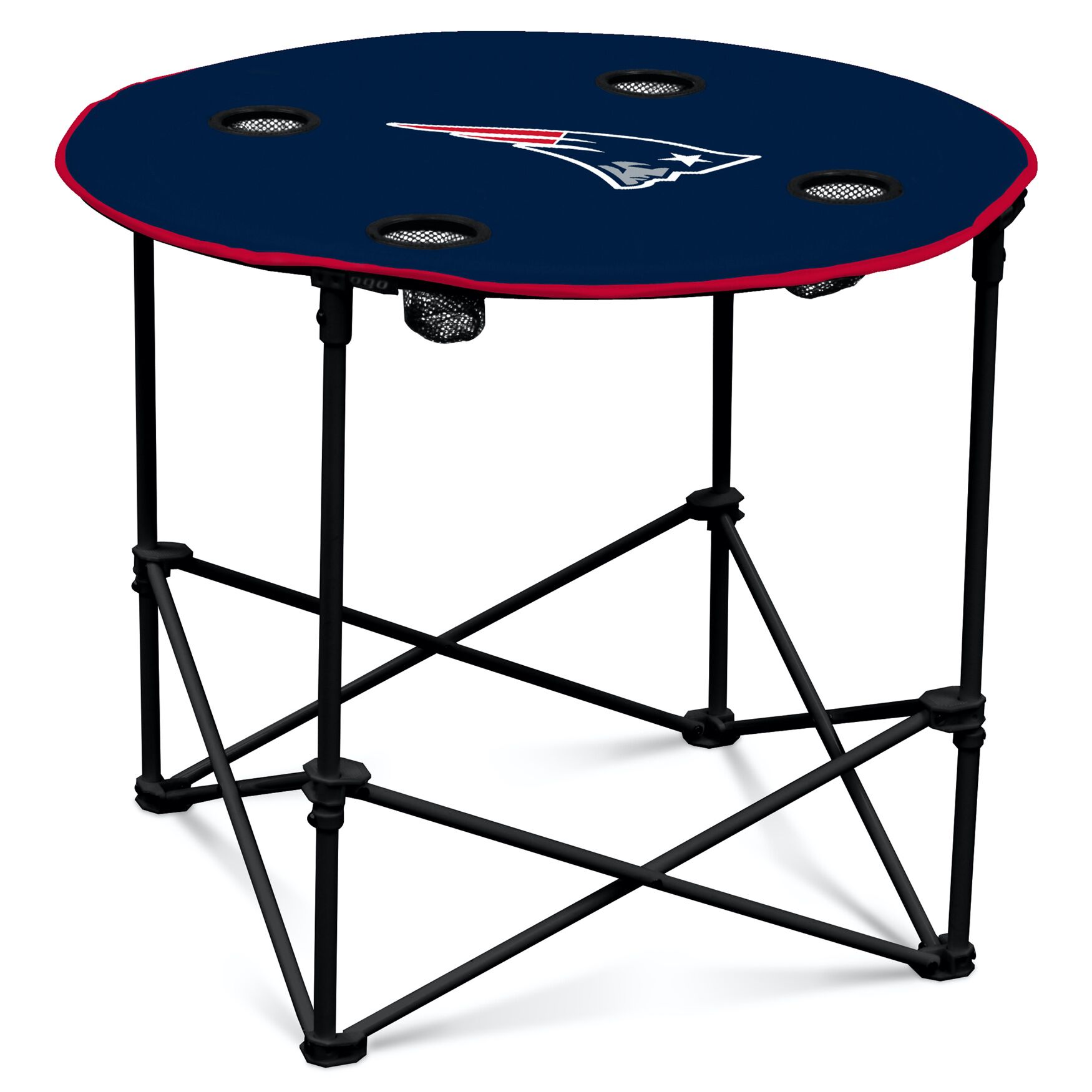 Fashionable New England Patriots Round Table Tailgate, Multi | Roaman's