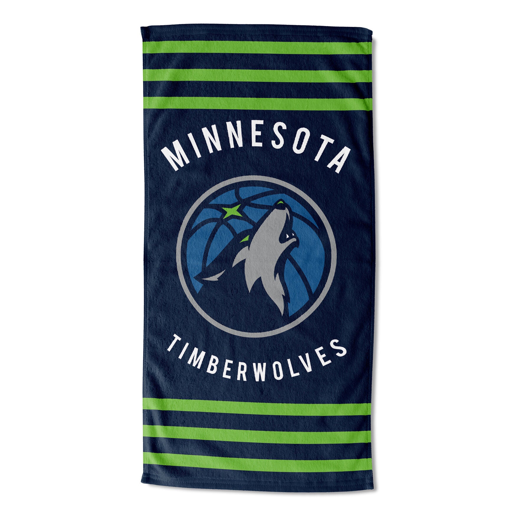 Fashionable Timberwolves Stipes Beach Towel, 4404465 | Roaman's
