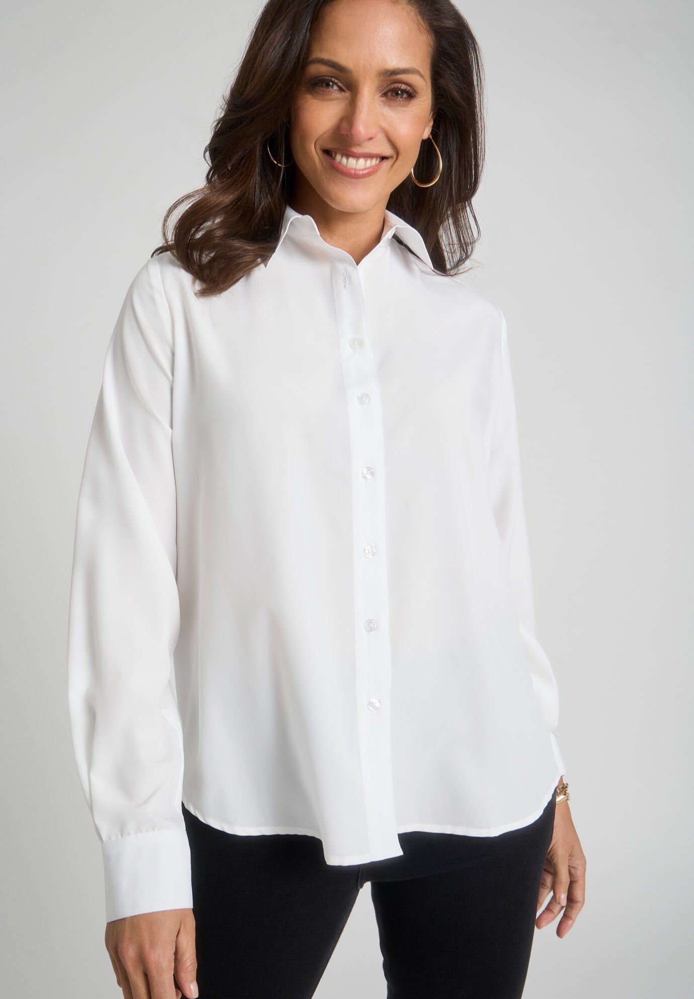 Mixed Media Shirt | Roaman's