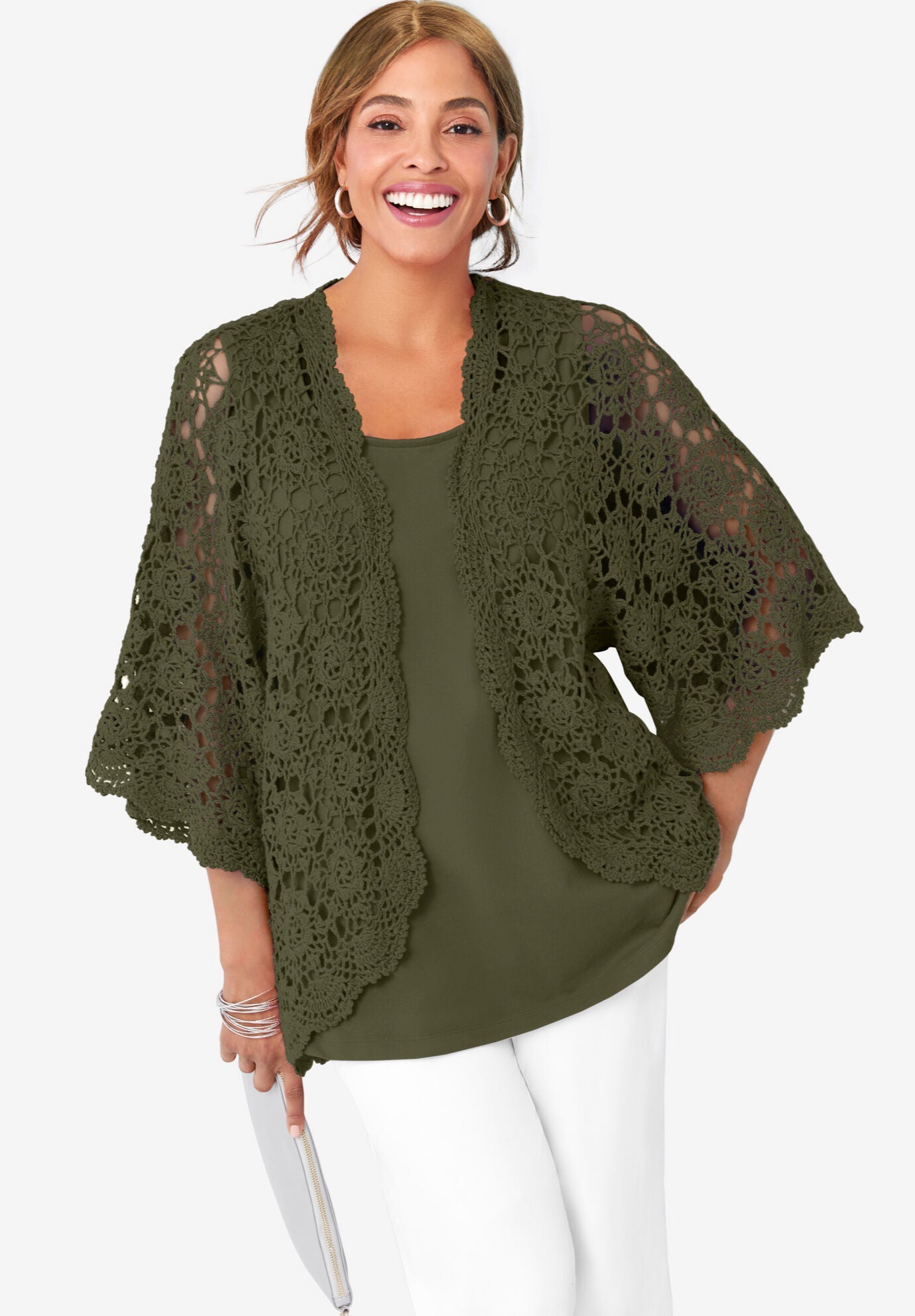 Women's Plus Size Cardigans, Dusters and Shrugs | Roaman's