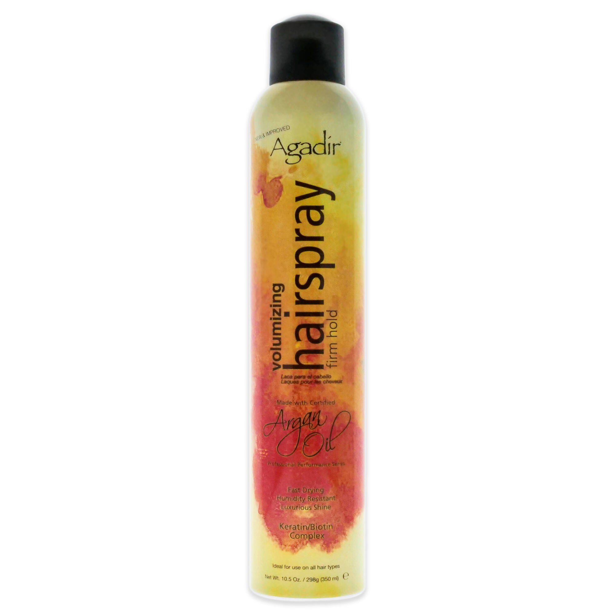 Argan Oil Firm Hold Hair Spray by Agadir for Unisex - 10.5 oz Hair ...