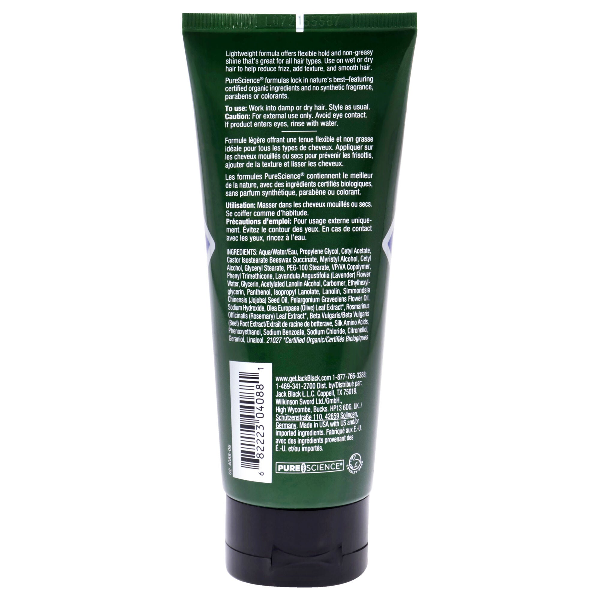 Sleek Finish Texture Cream by Jack Black for Men - 3.4 oz Texturizer ...