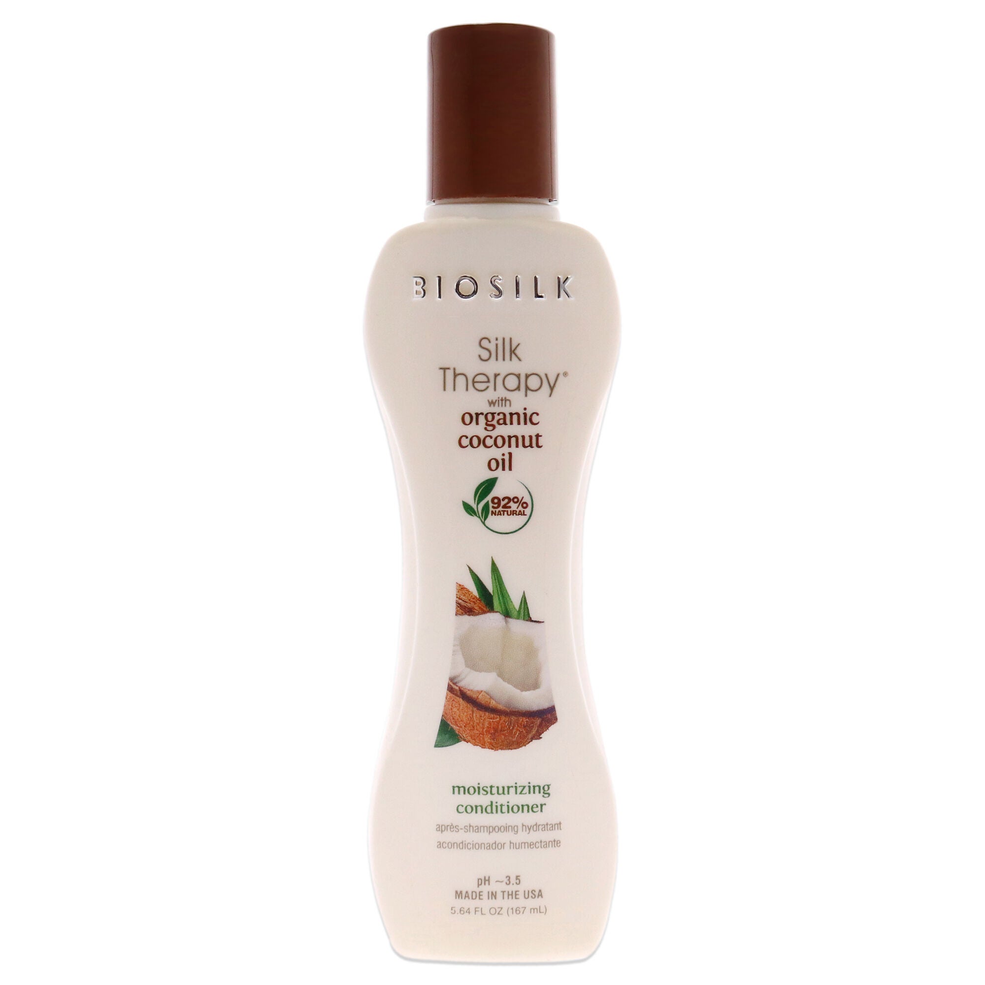 Silk Therapy with Coconut Oil Moisturizing Conditioner by Biosilk for ...
