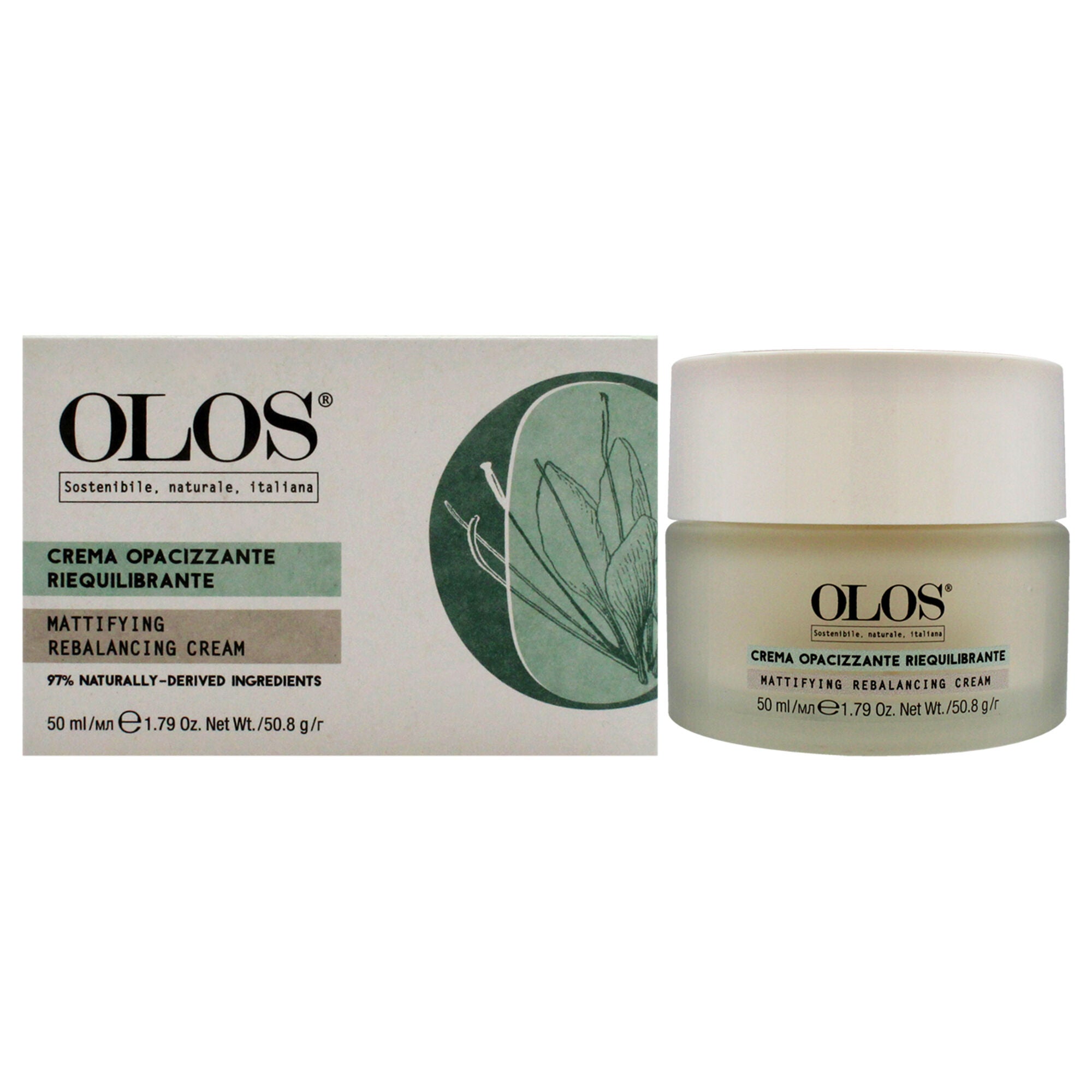 Mattifying Rebalancing Cream by Olos for Unisex - 1.7 oz Cream | Roaman's