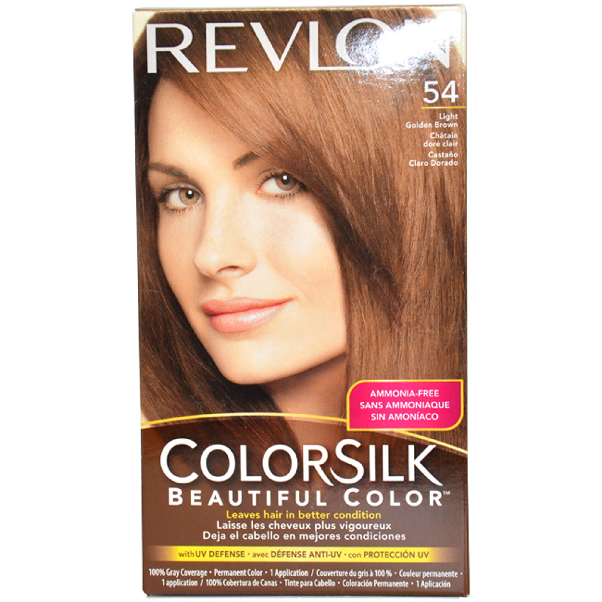 Colorsilk Beautiful Color - 54 Light Golden Brown by Revlon for Unisex ...