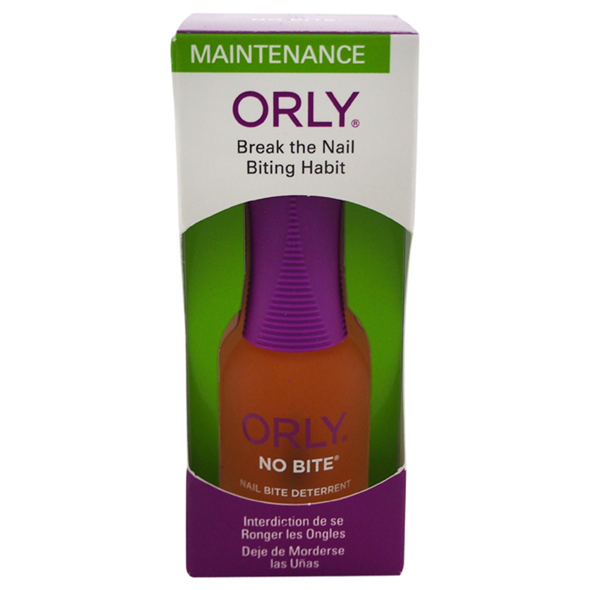 No Bite Nail Bite Deterrent by Orly for Women - 0.6 oz Nail Treatment ...