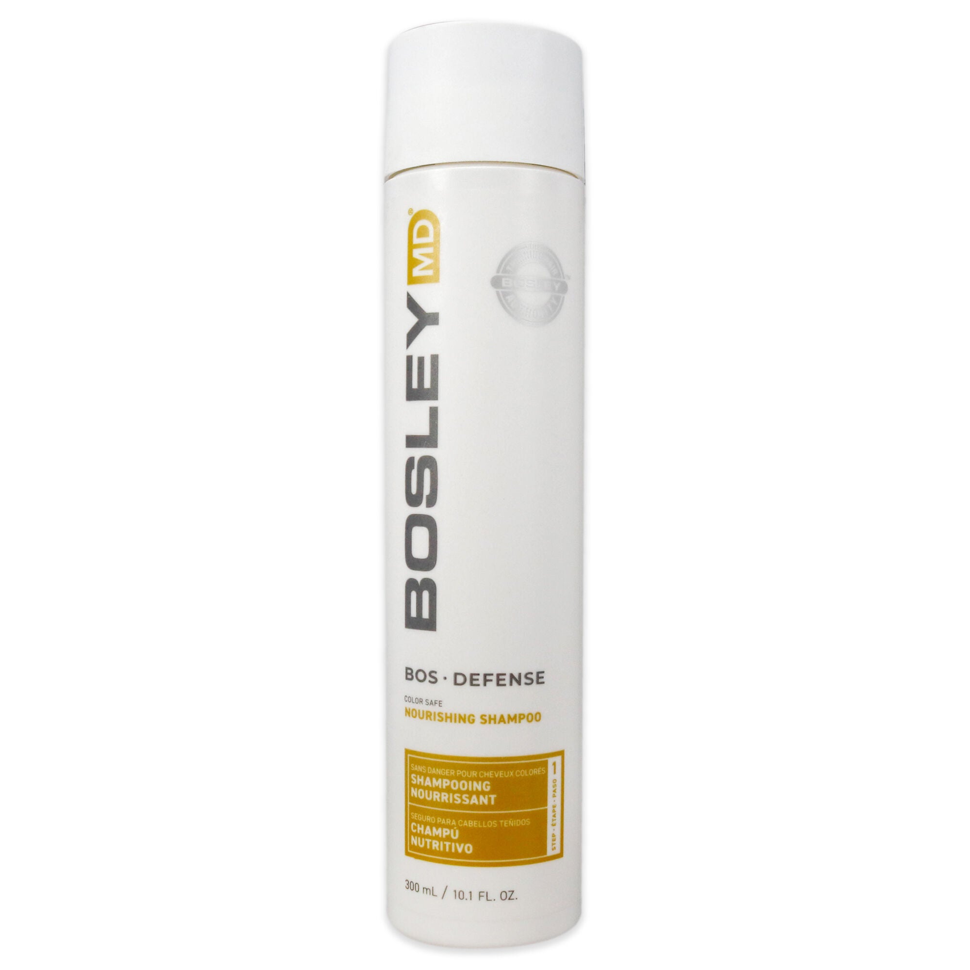 Bos-Defense Nourishing Shampoo by Bosley for Unisex - 10.1 oz Shampoo ...