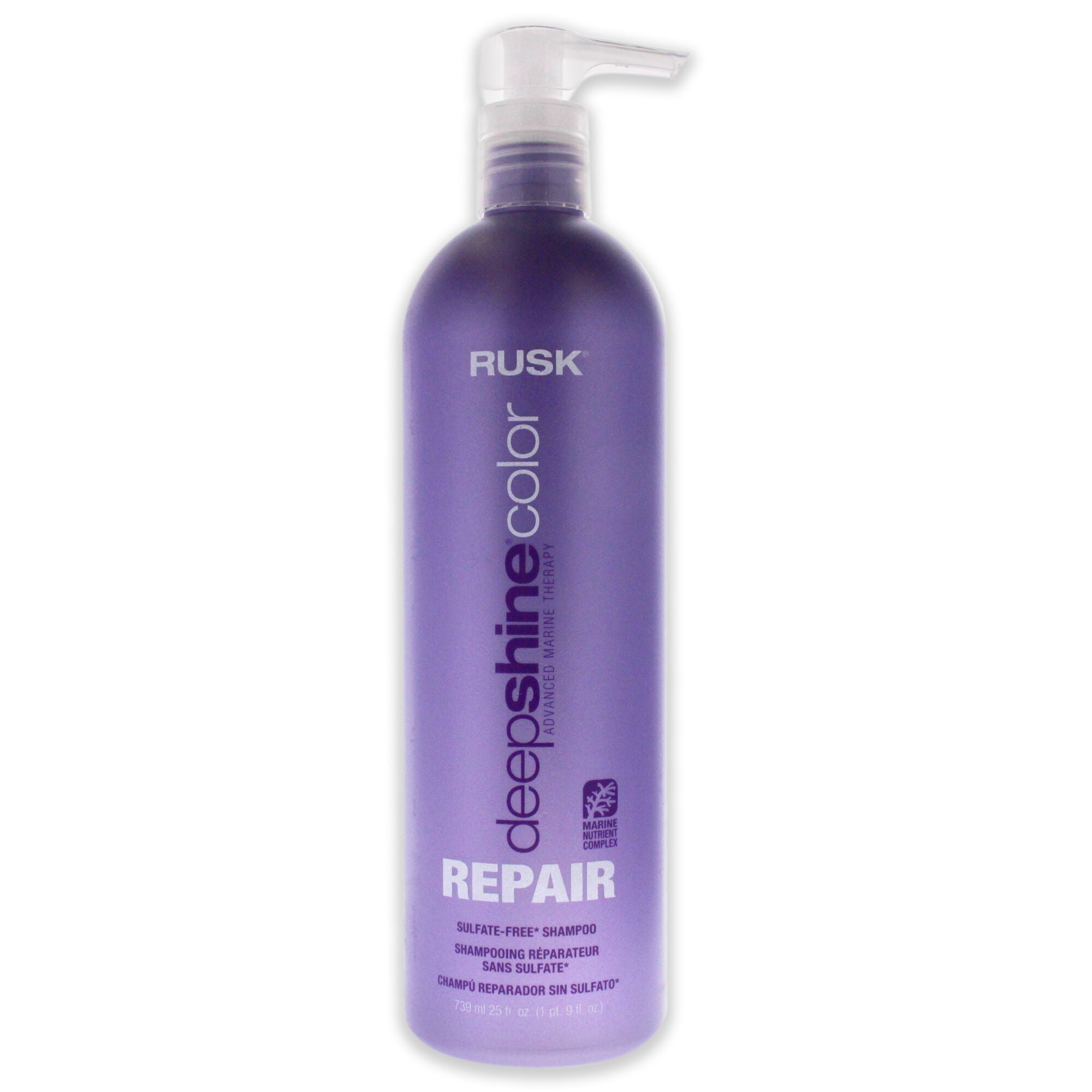 Deepshine Color Repair Sulfate-Free Shampoo by Rusk for Unisex - 25 oz ...