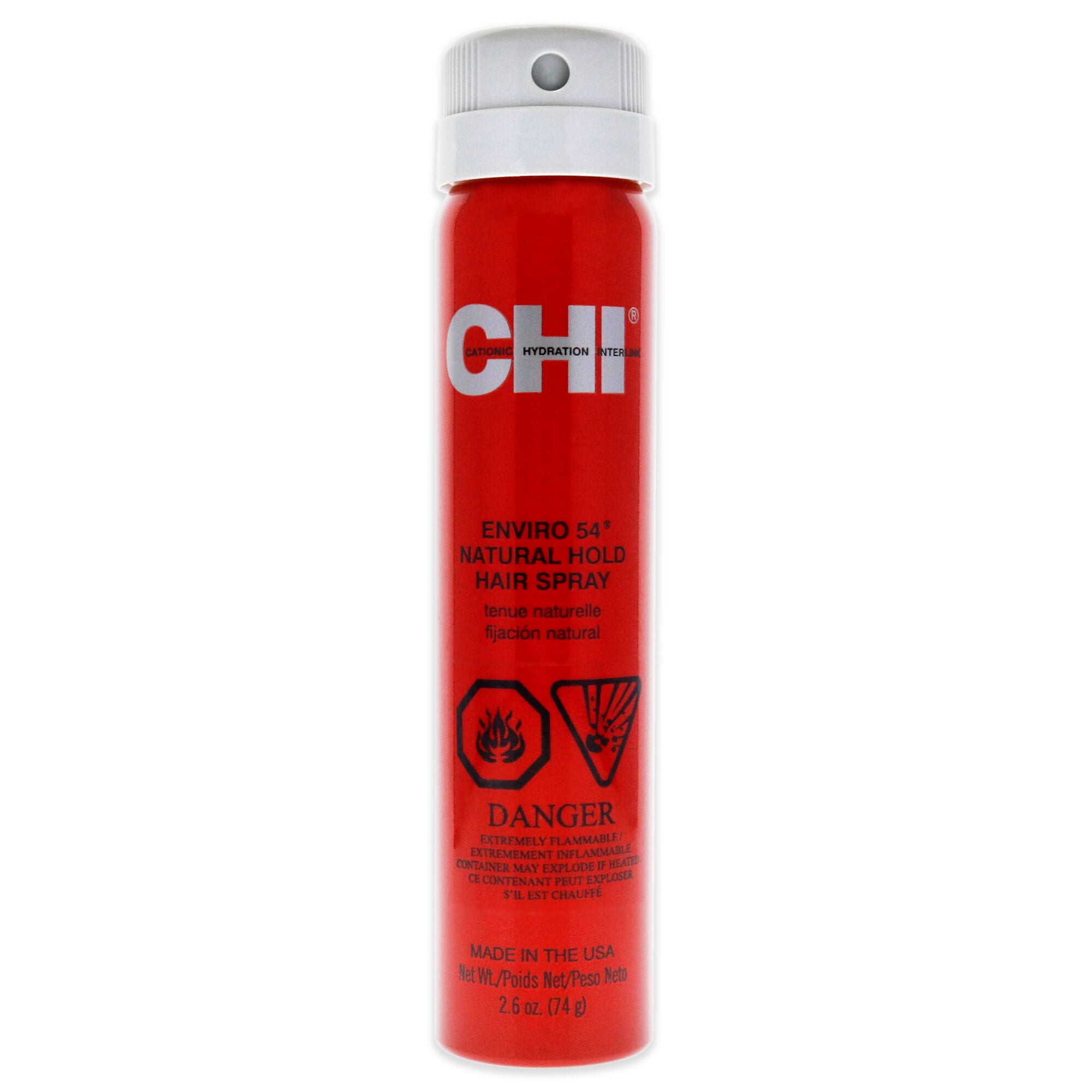 Enviro 54 Natural Hold Hairspray by CHI for Unisex - 2.6 oz Hair Spray ...