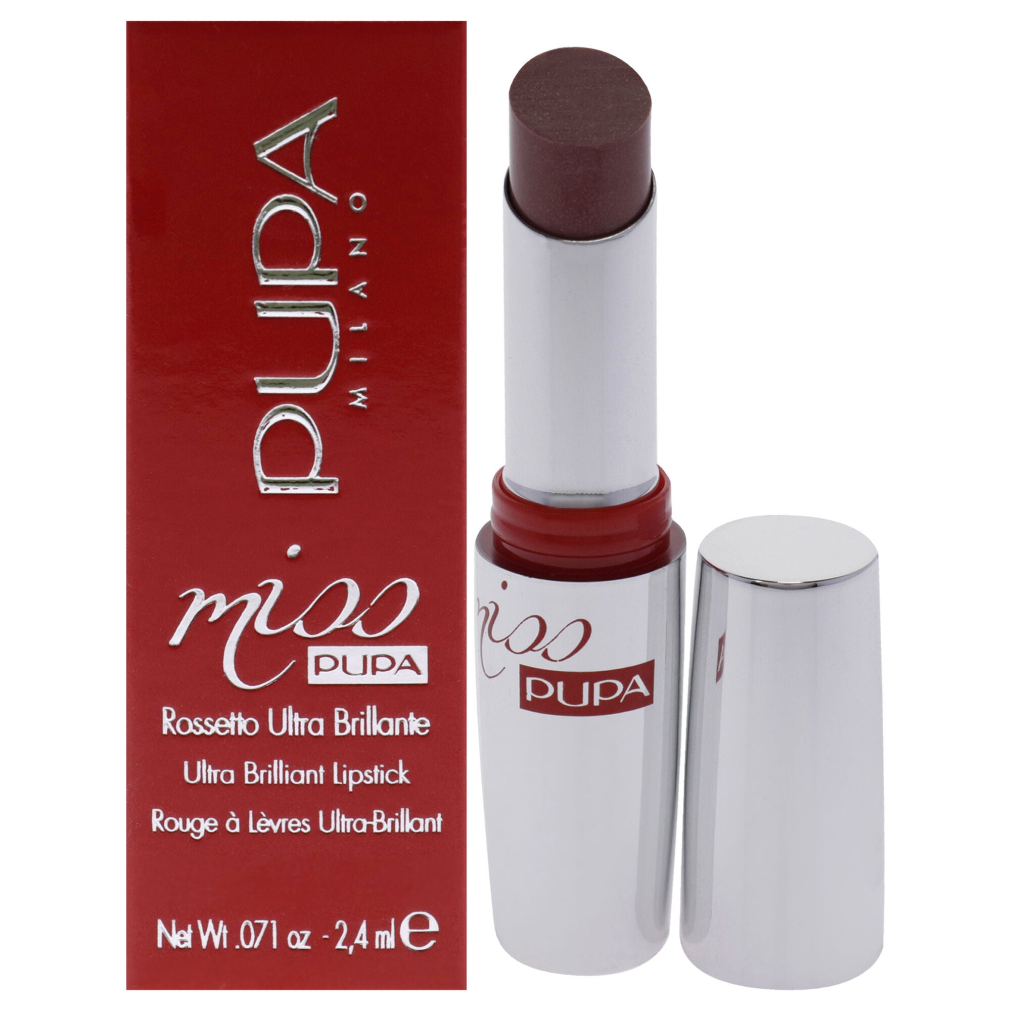 Miss Pupa Ultra Brilliant Lipstick - 110 Nude Vibes by Pupa Milano for Women - 0.071 oz Lipstick ...