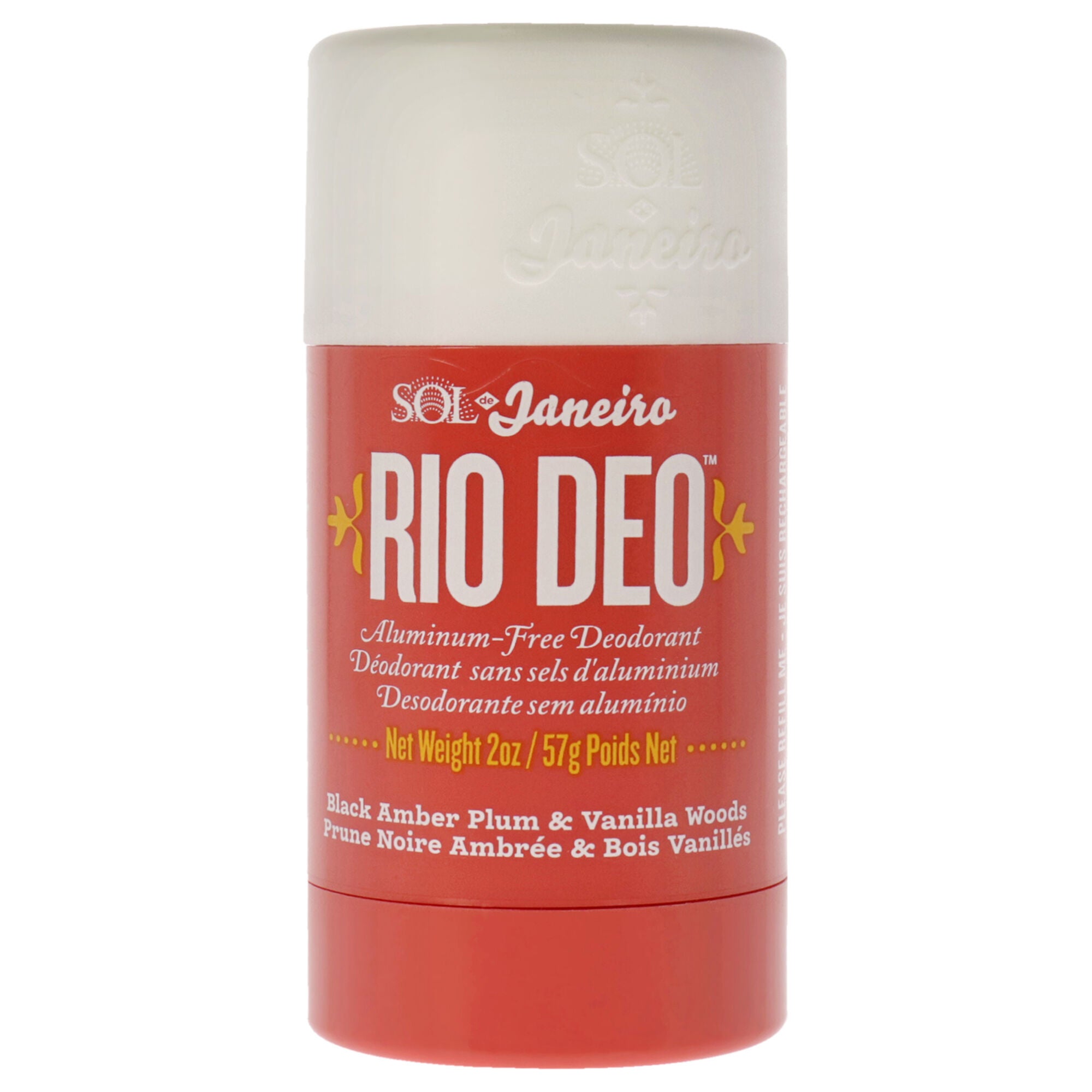 Rio Deo Aluminum-Free Deodorant - 40 Black Amber Plum and Vanilla Woods ...