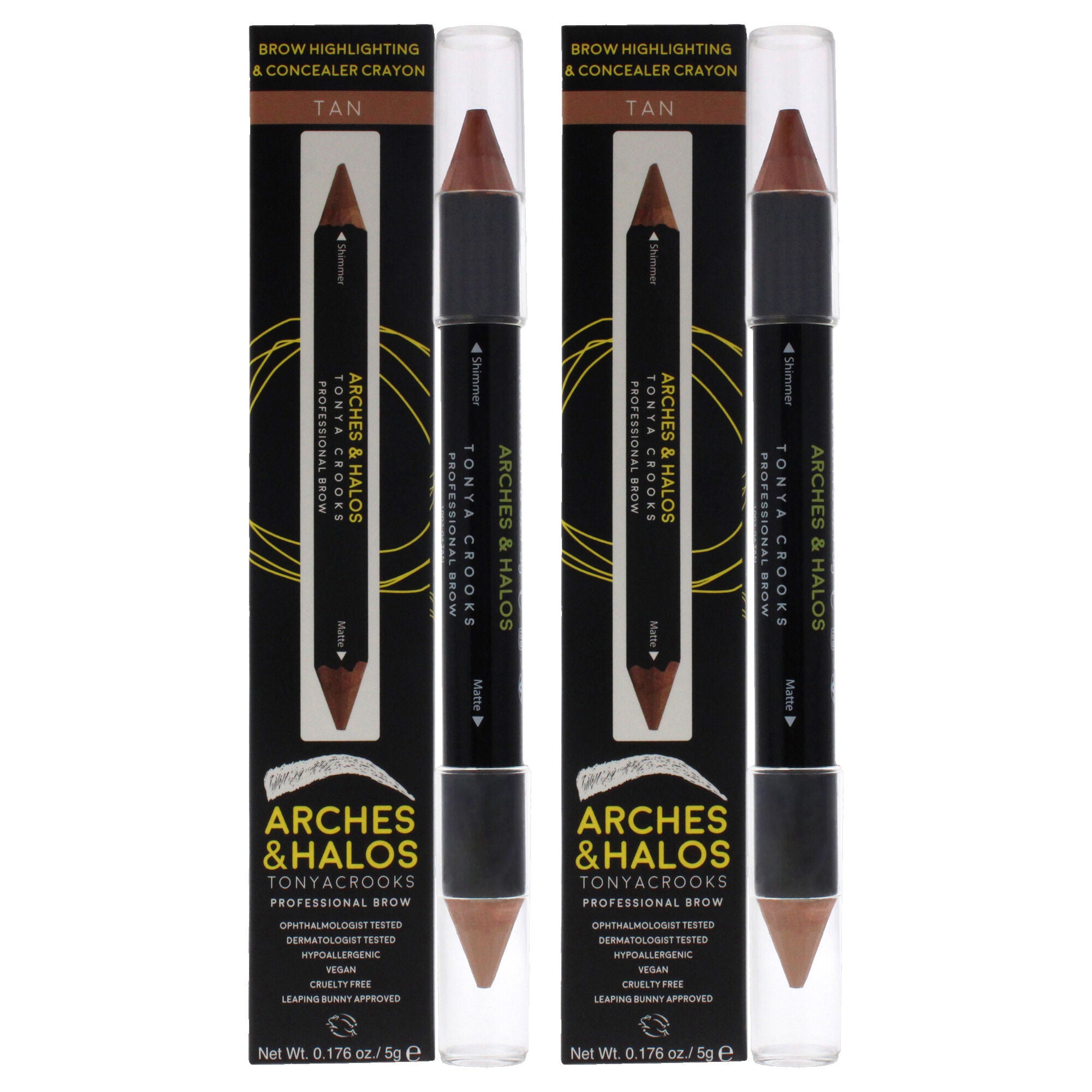 Brow Highlighting and Concealer Crayon - Tan by Arches and Halos for ...