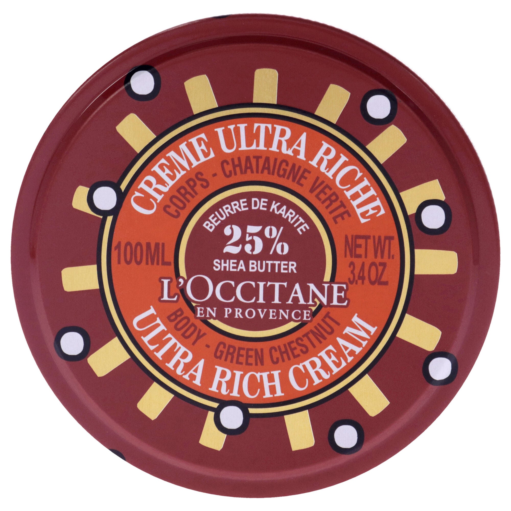 Shea Green Chestnut Ultra Rich Body Cream by LOccitane for Unisex - 3.4 ...