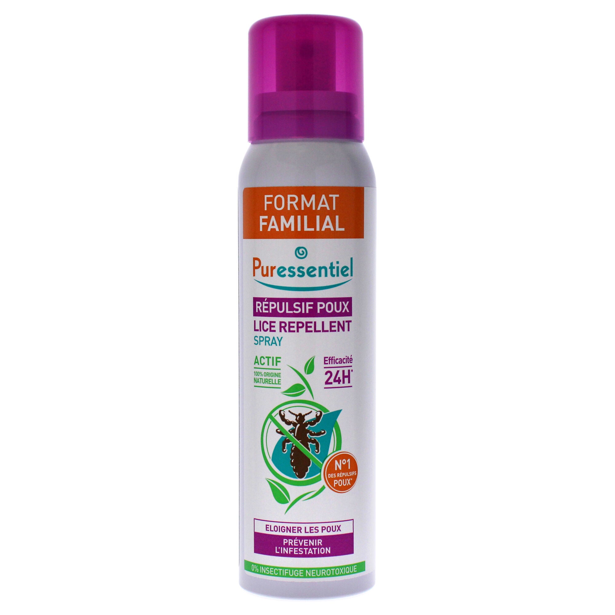 Anti-Lice Repellent Spray by Puressentiel for Unisex - 6.8 oz Lice ...