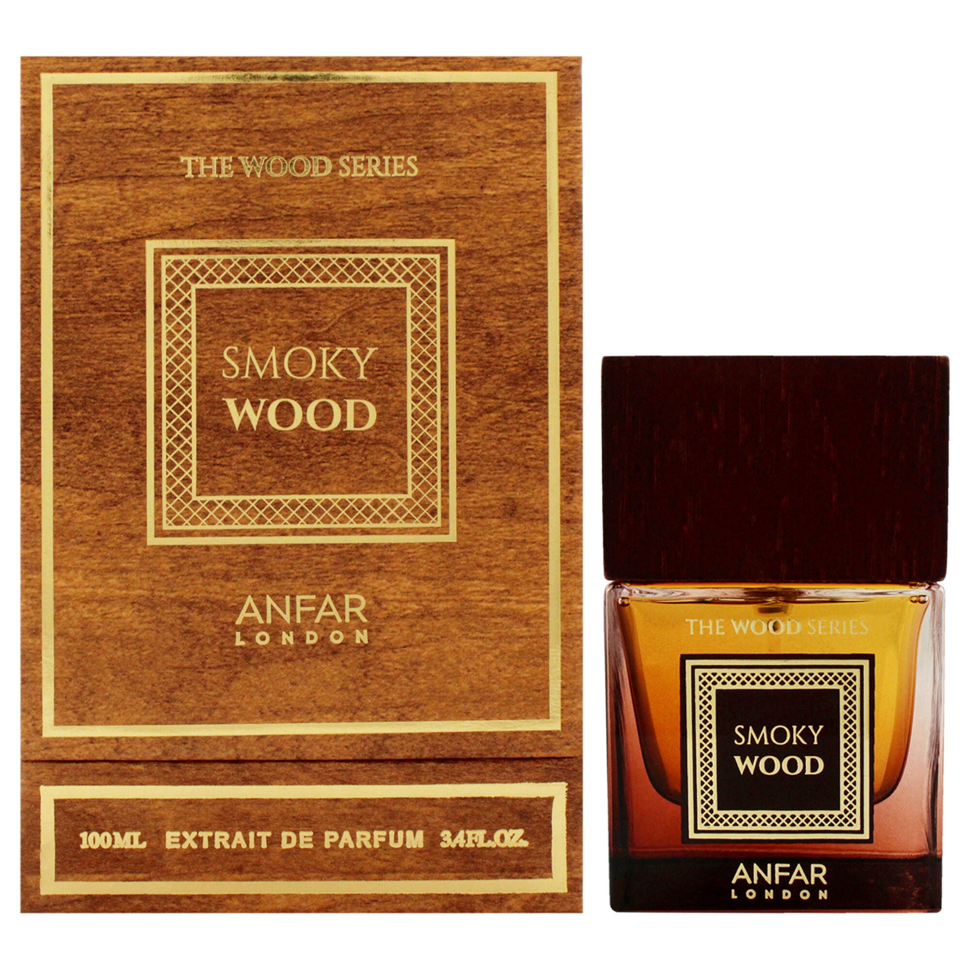 Anfar London - Smoky Wood by Anfar for Men - 3.4 oz Extrait De Parfum ...