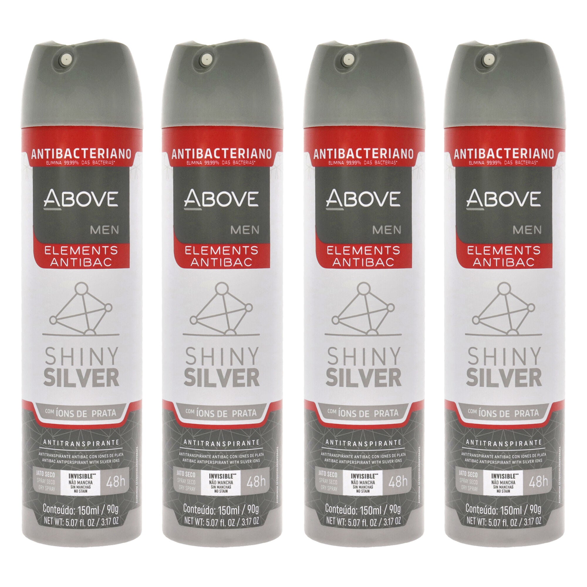 48 Hours Elements Antibac Antiperspirant Deodorant - Shine Silver by ...