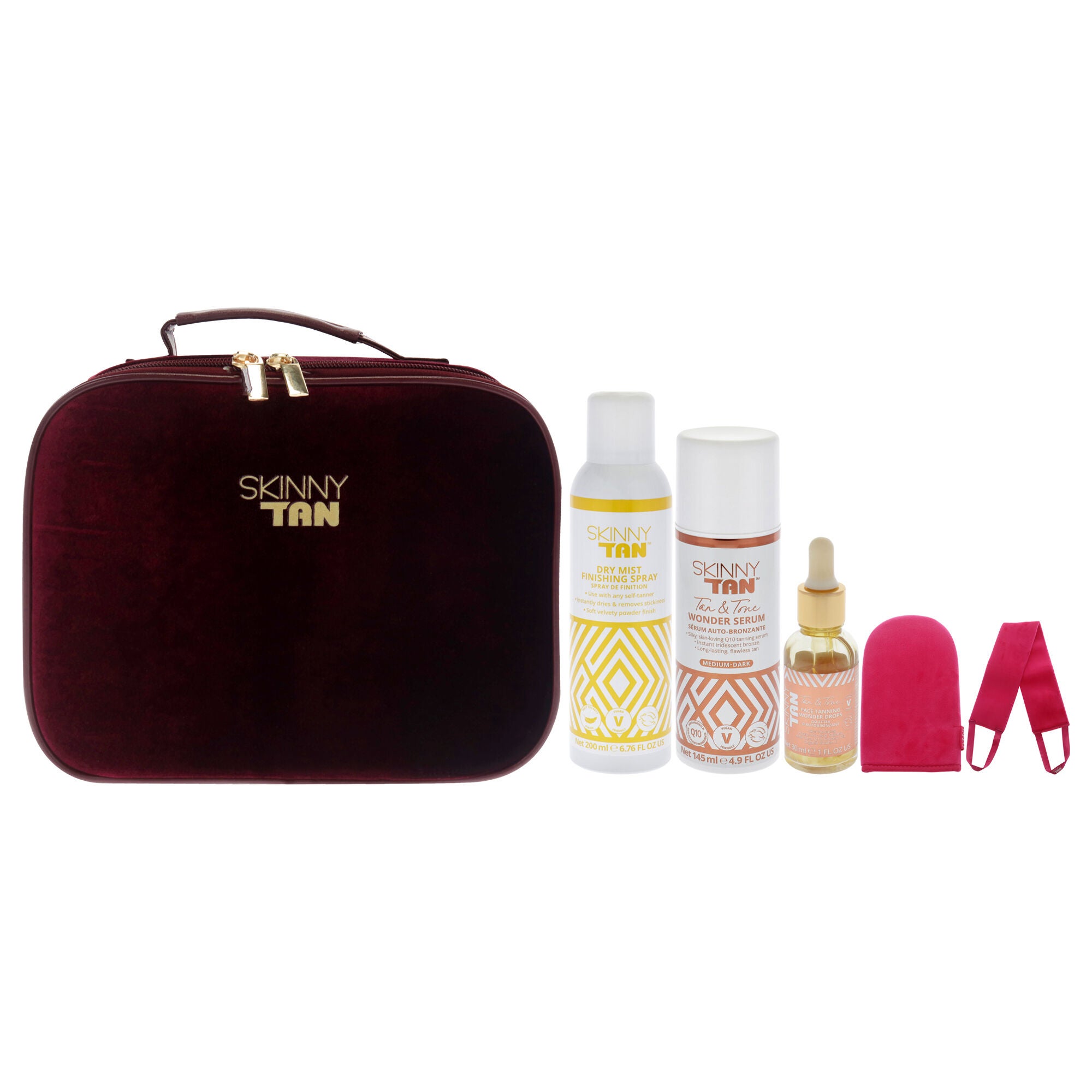 Wonder Tanning Collection Set by Skinny Tan for Women - 5 Pc Gift Set ...