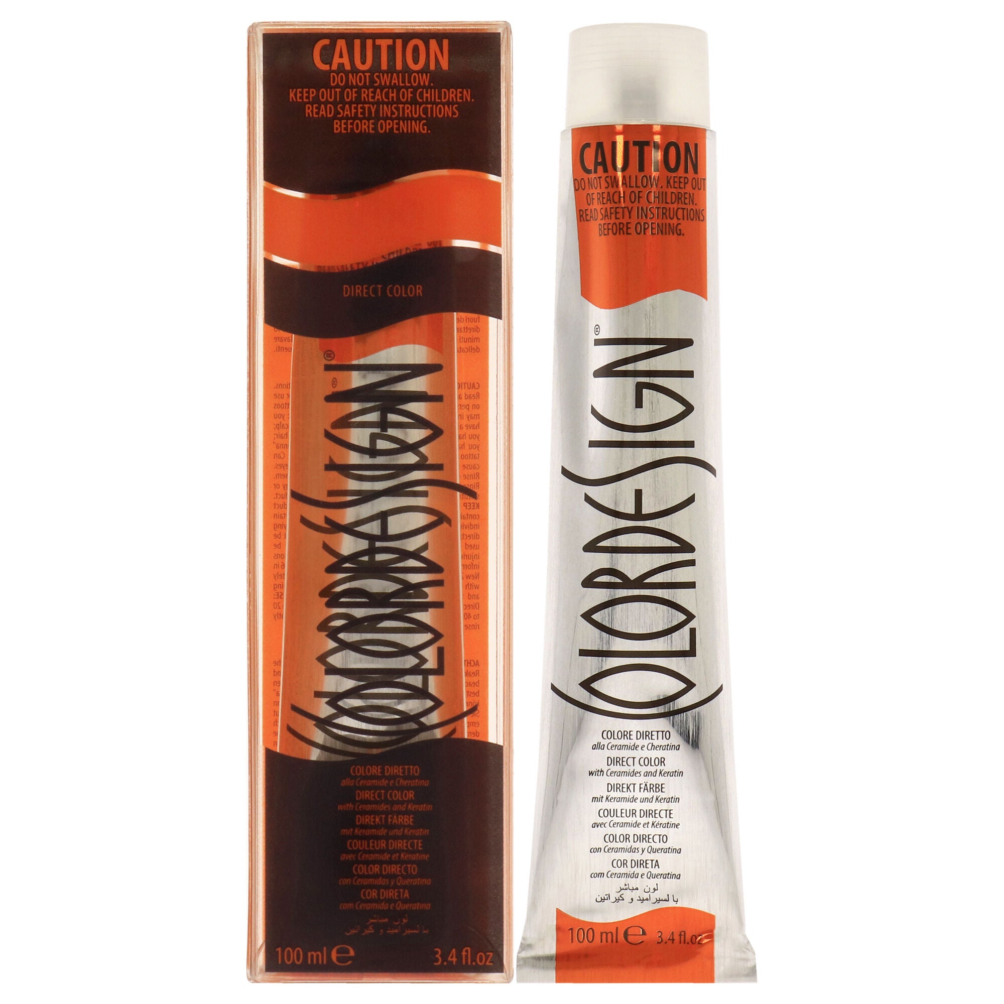 Direct Permanent Hair Color - Caramel by ColorDesign for Unisex - 3.4 ...