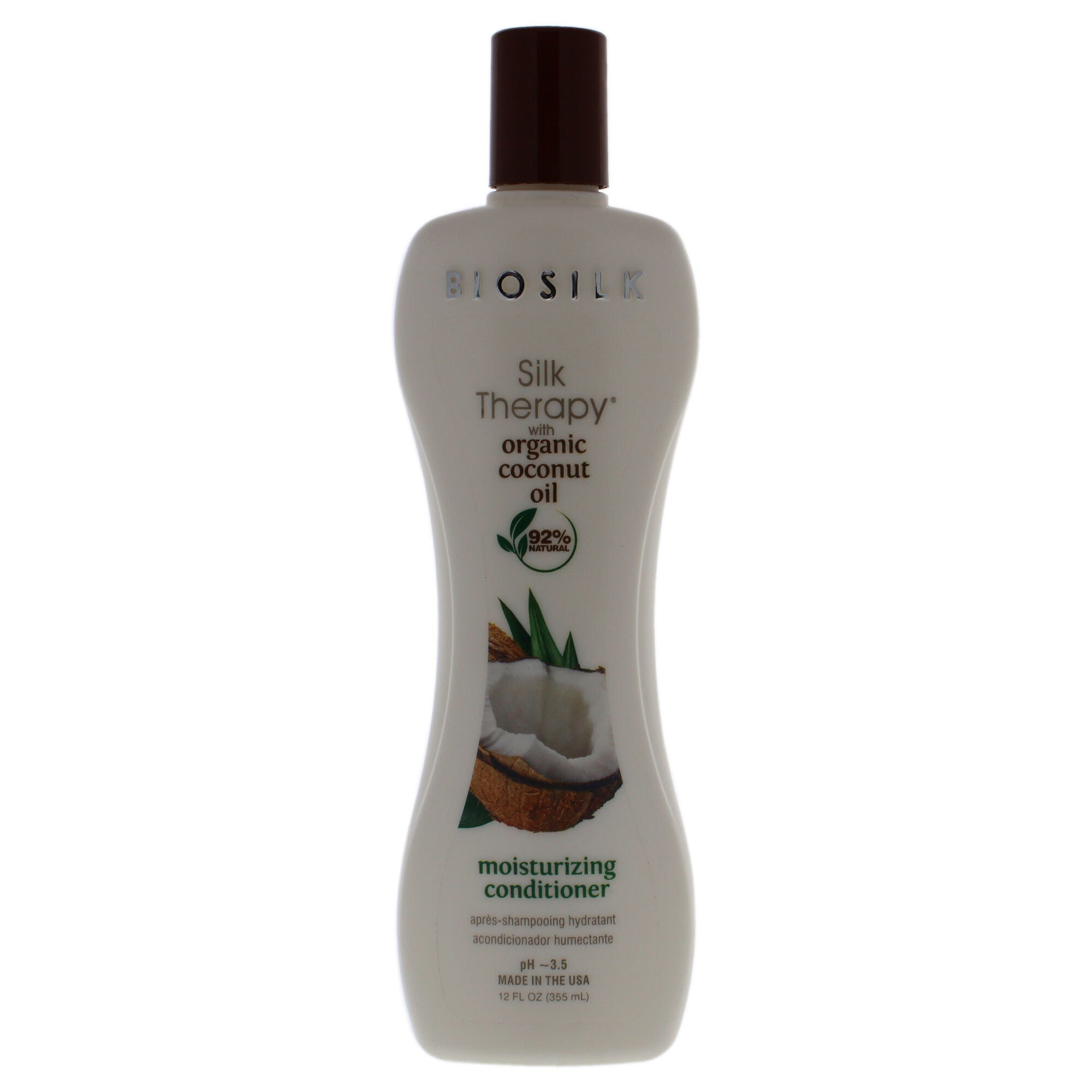 Silk Therapy with Coconut Oil Moisturizing Conditioner by Biosilk for ...
