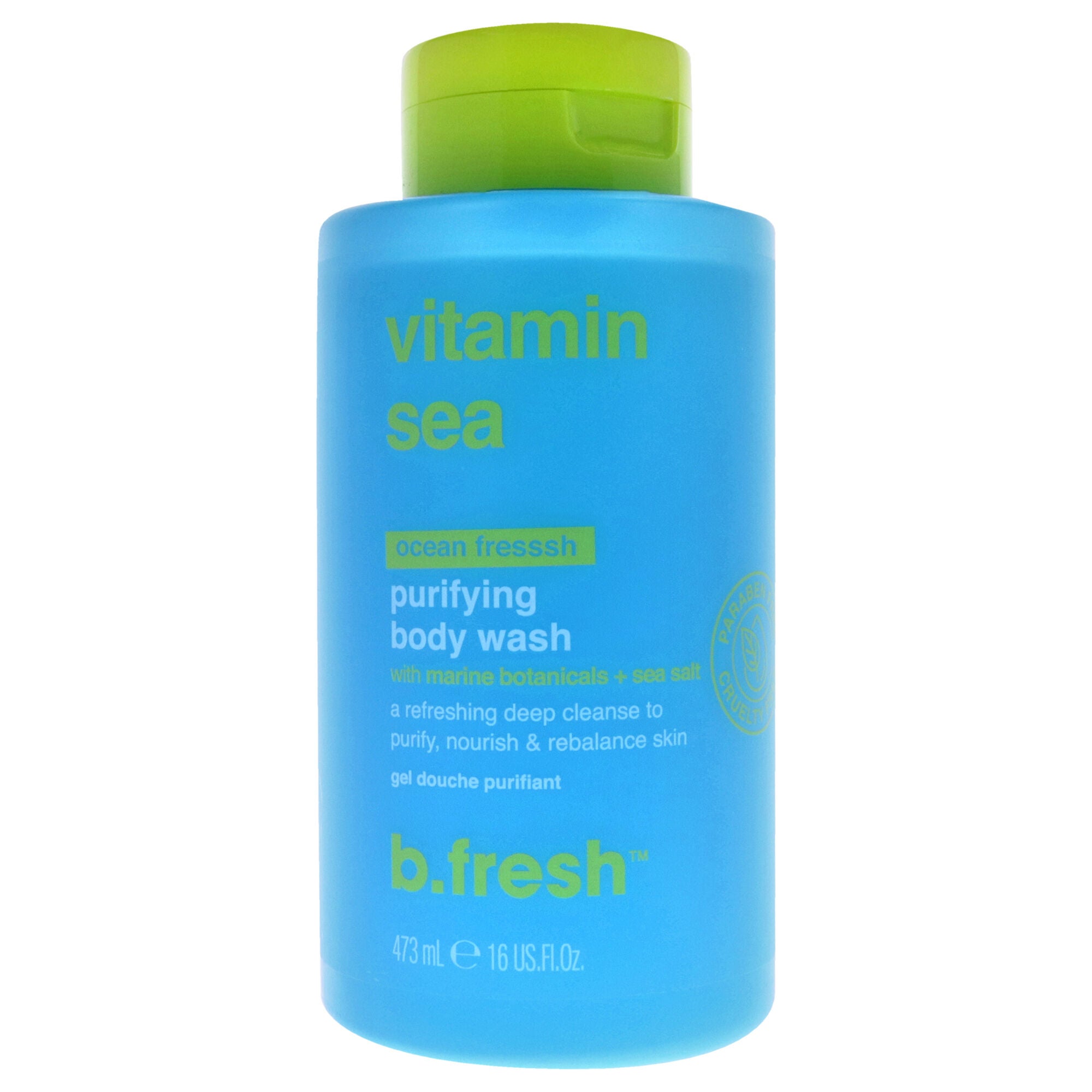 Vitamin Sea Purifying Body Wash by B.fresh for Unisex - 16 oz Body Wash ...