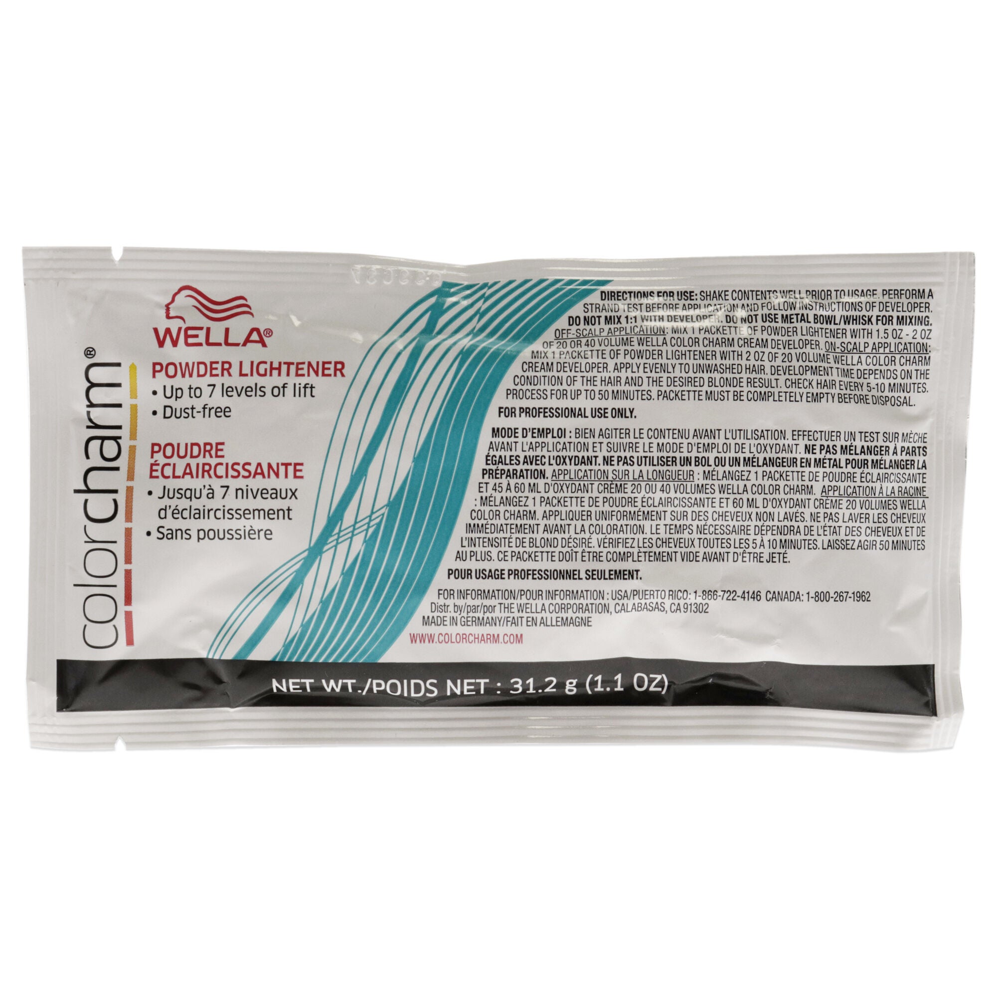 Color Charm Powder Lightener by Wella for Unisex - 1.1 oz Lightener ...