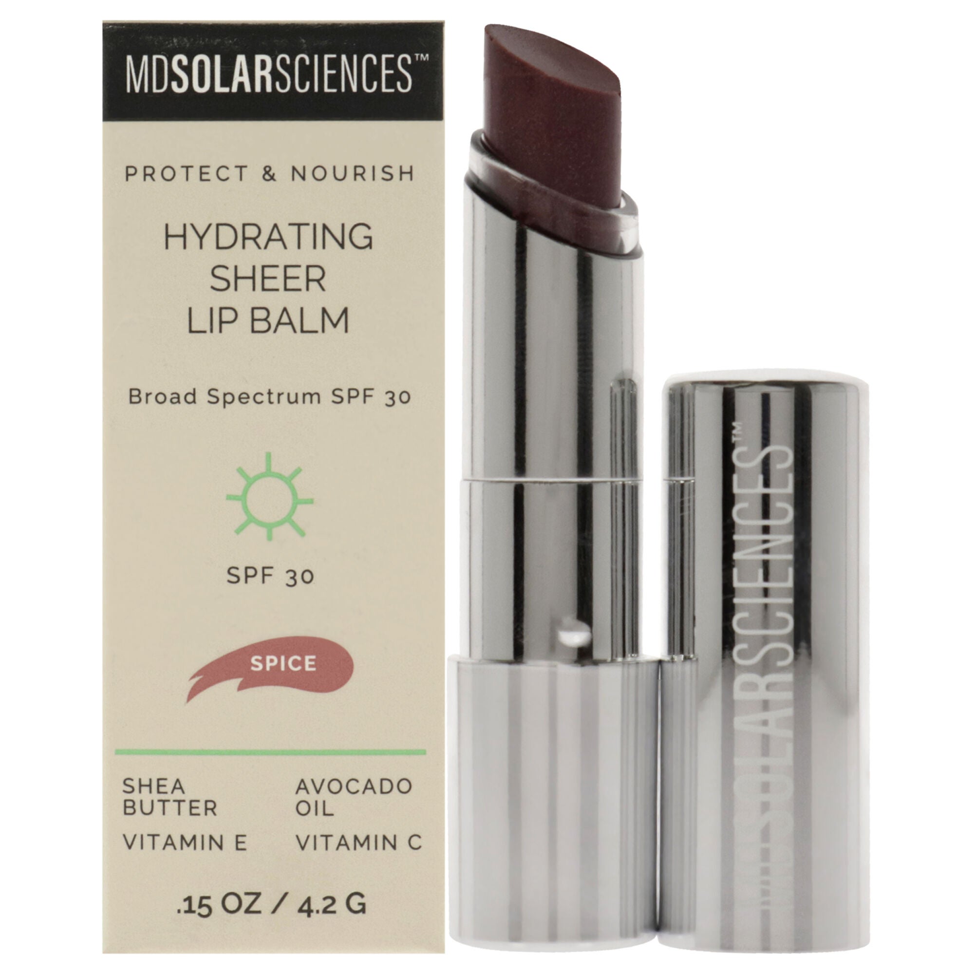 Hydrating Sheer Lip Balm SPF 30 - Spice by MDSolarSciences for Women ...