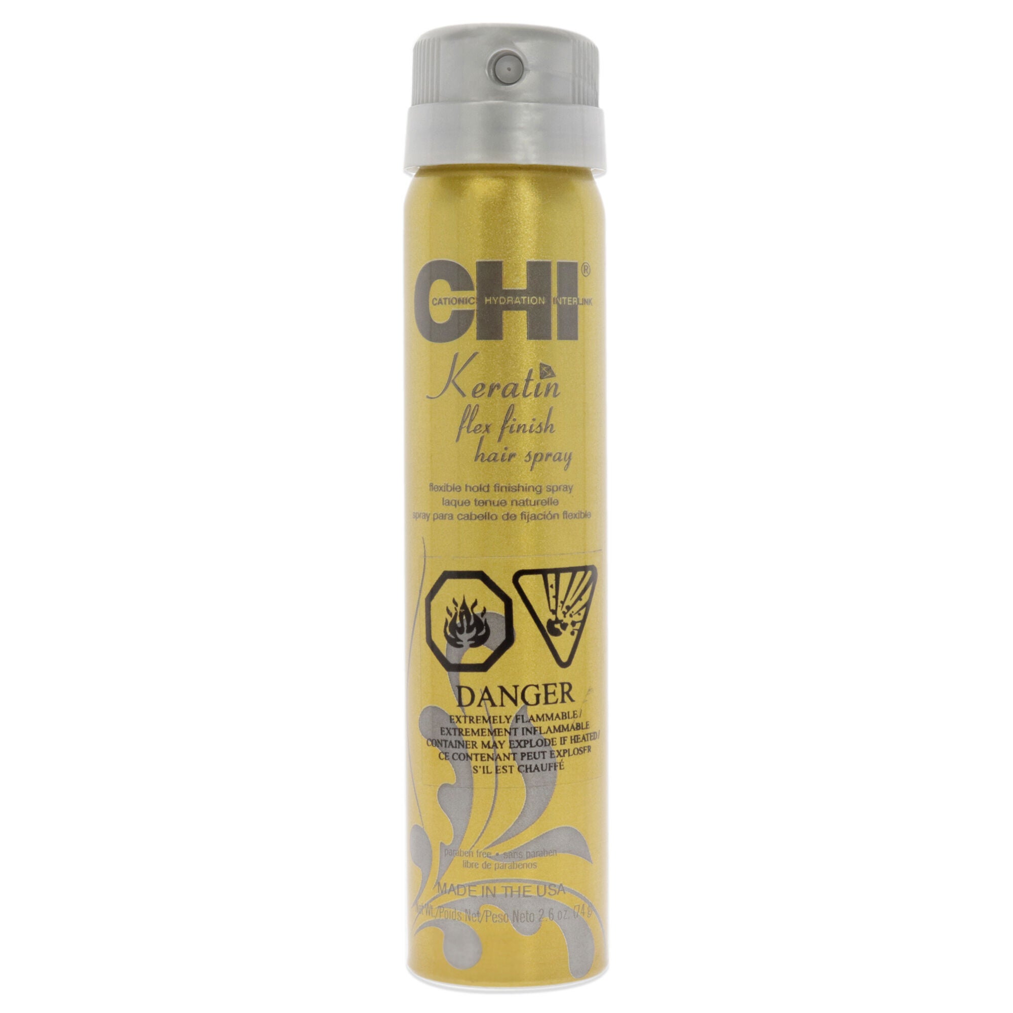 Keratin Flex Finish Hairspray by CHI for Unisex - 2.6 oz Hair Spray ...