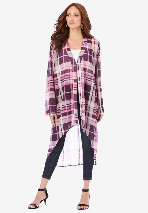 Plaid Duster | Roaman's