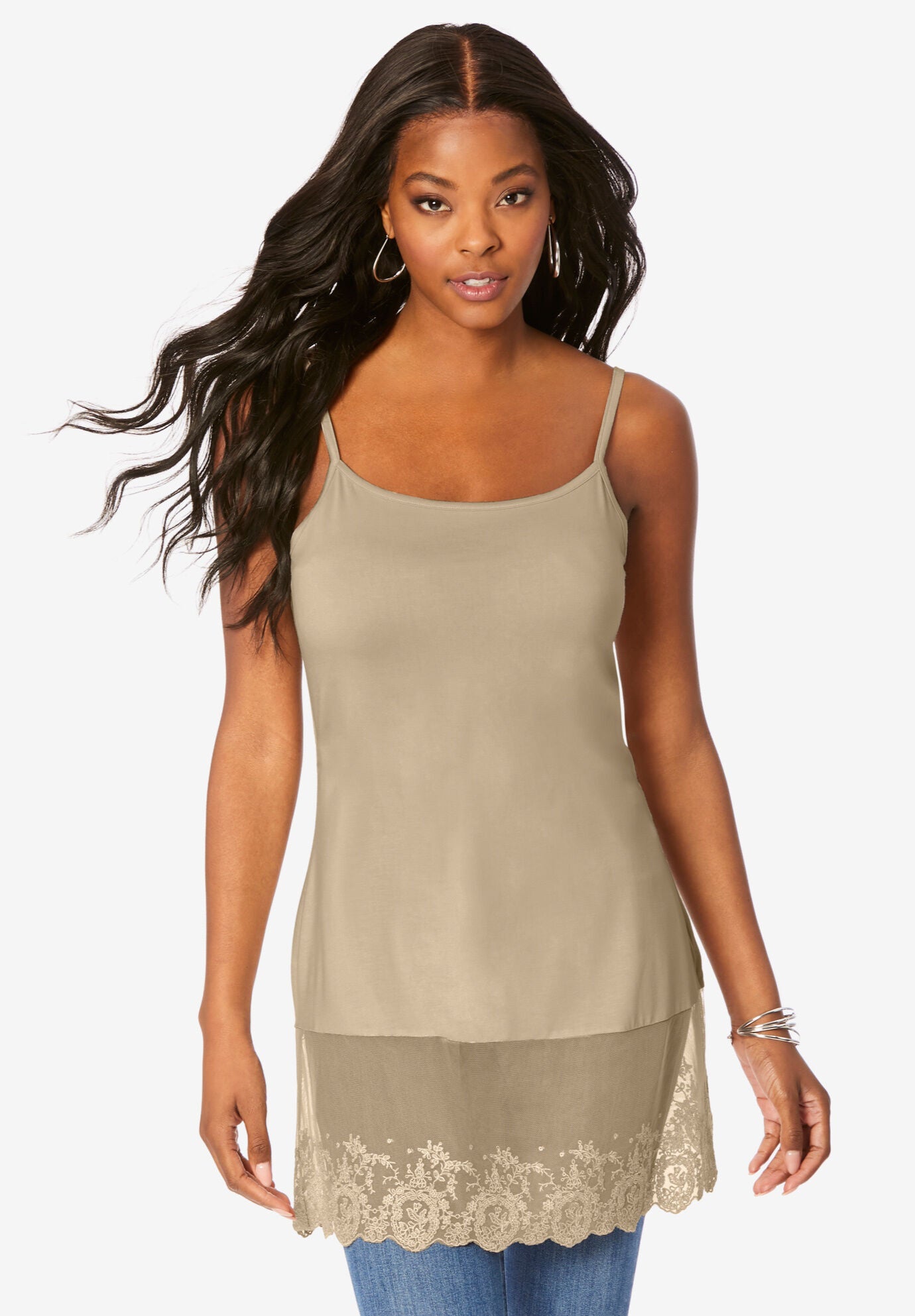 Lace-Hem Camisole | Roaman's