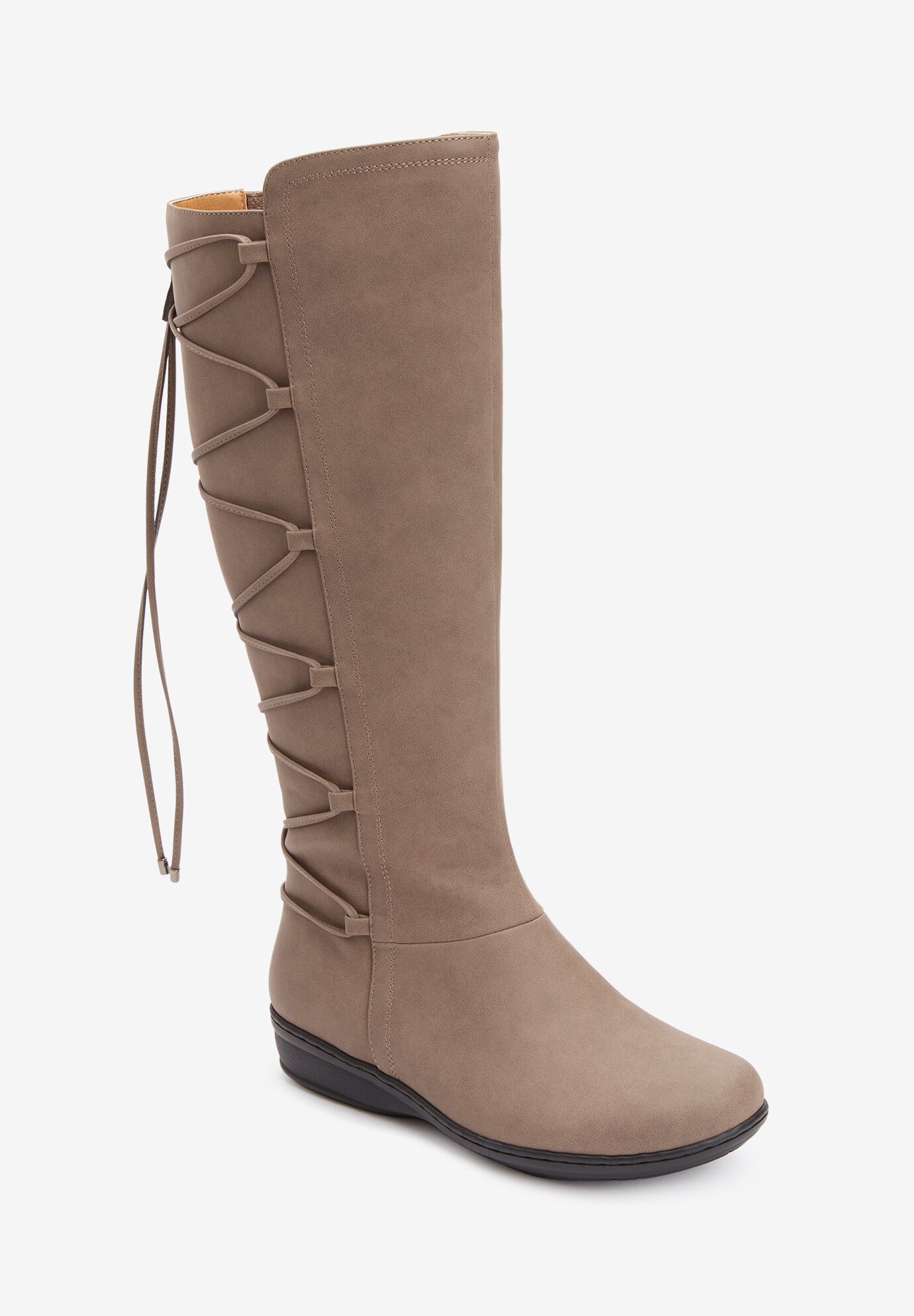 Fashionable The Sailor Wide Calf Boot | Roaman's