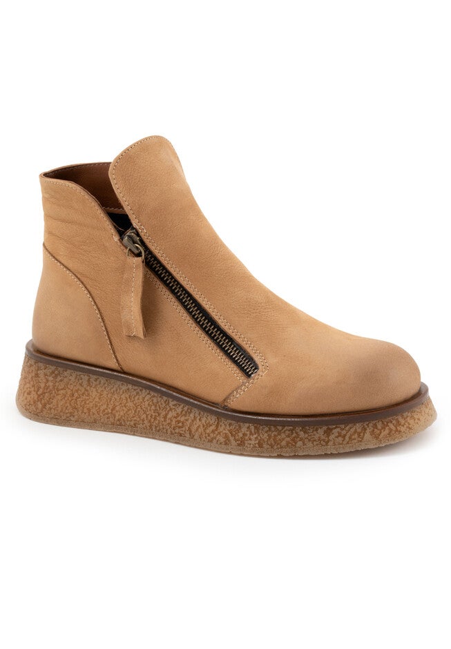 Fashionable Phoenix Bootie, Desert Nubuck | Roaman's Fashionable Phoenix Bootie, Desert Nubuck | Roaman's