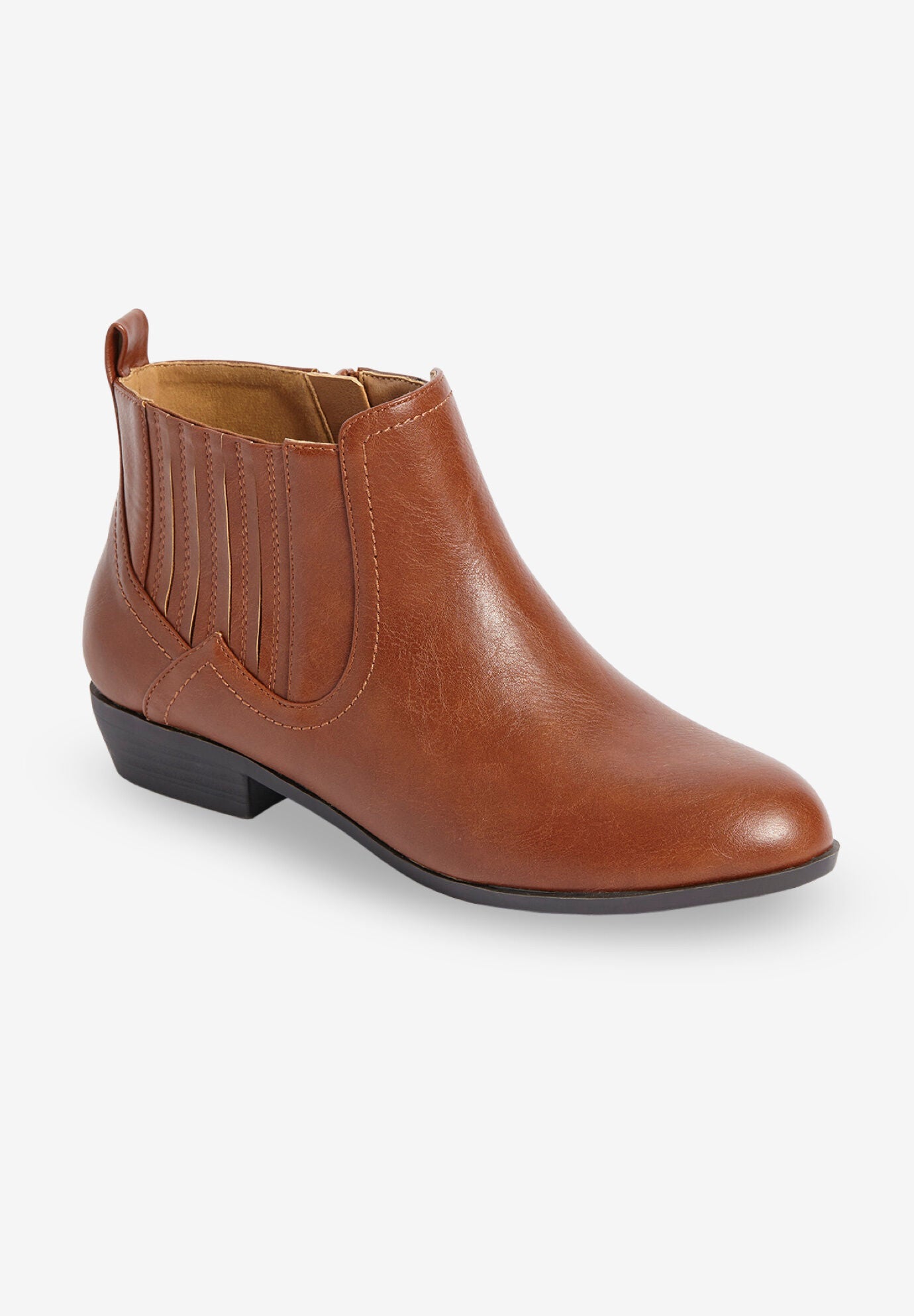 Fashionable The Jae Bootie, Brown | Roaman's
