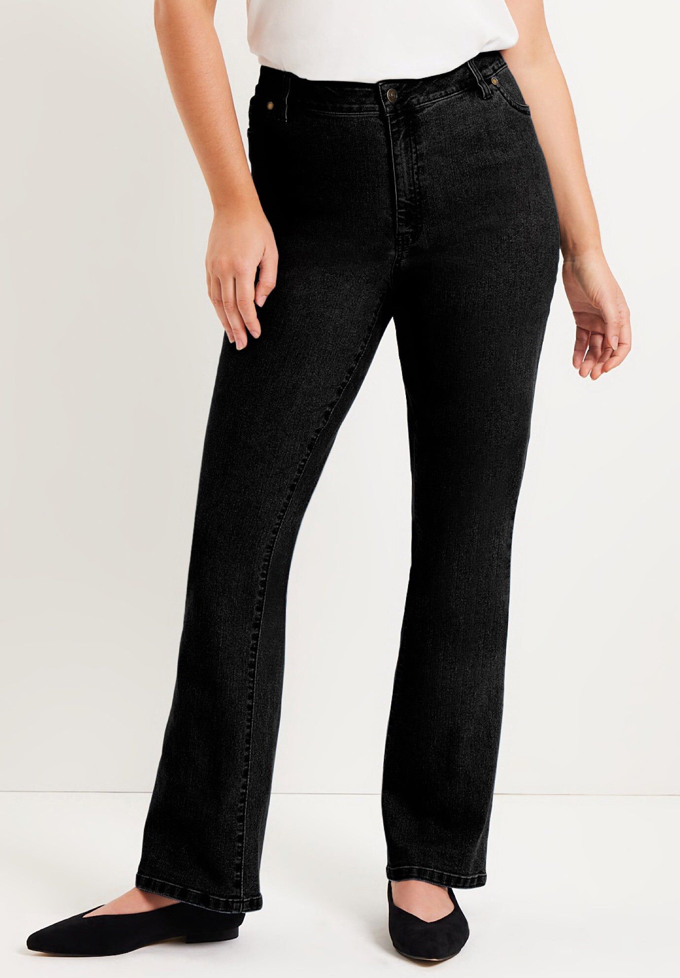 Plus Size Bootcut & Wide Leg Jeans | Woman Within