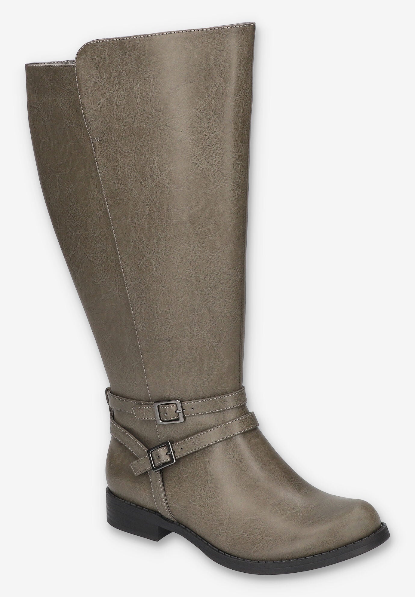 Fashionable Bay Boot, Grey | Roaman's