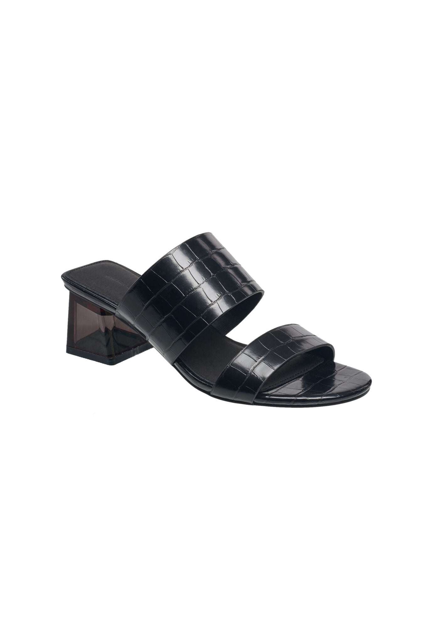 Fashionable Lucite Sandal, 4444165 | Roaman's