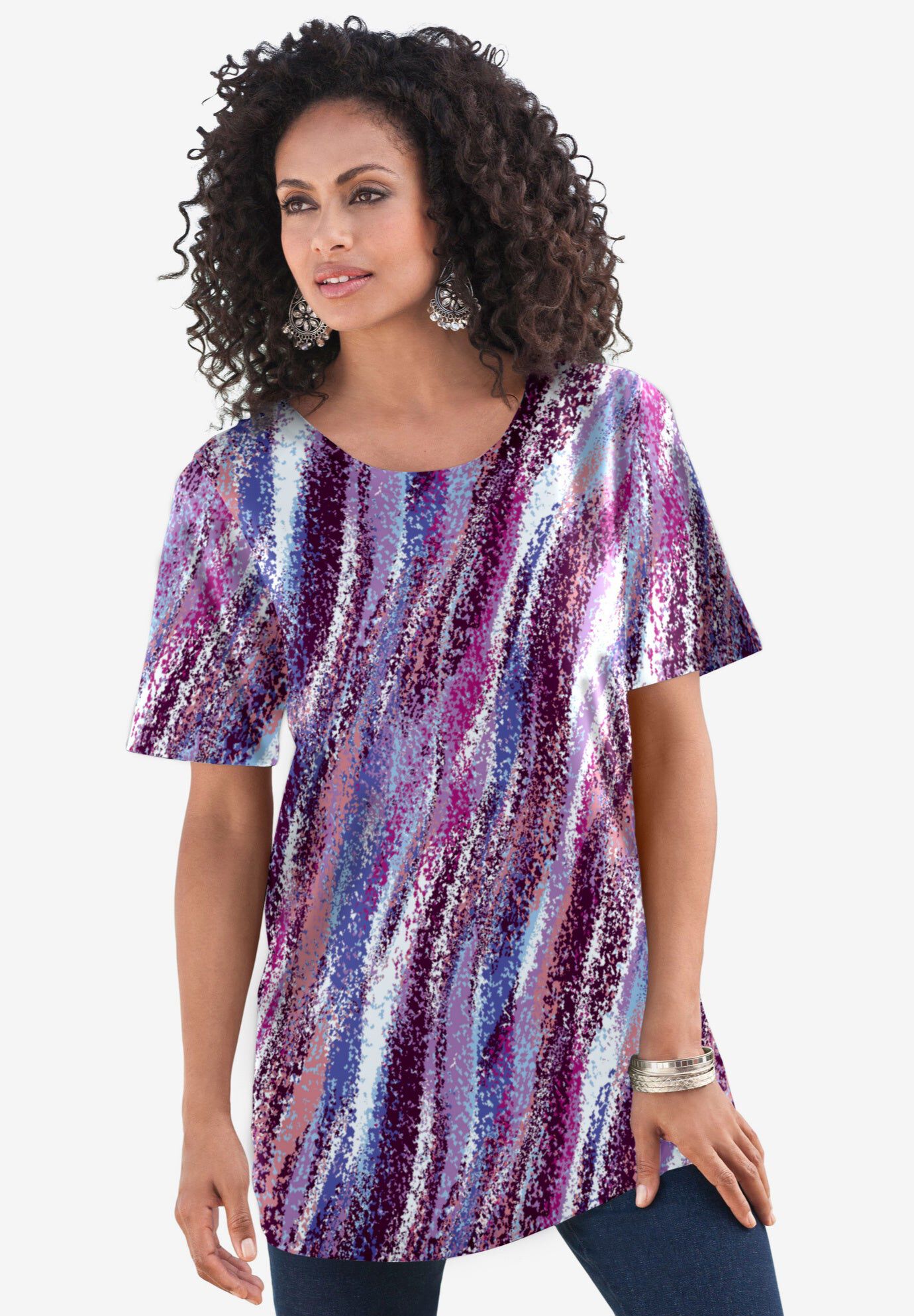 Womens Petite Plus Size Tops & Sweaters | Roaman's