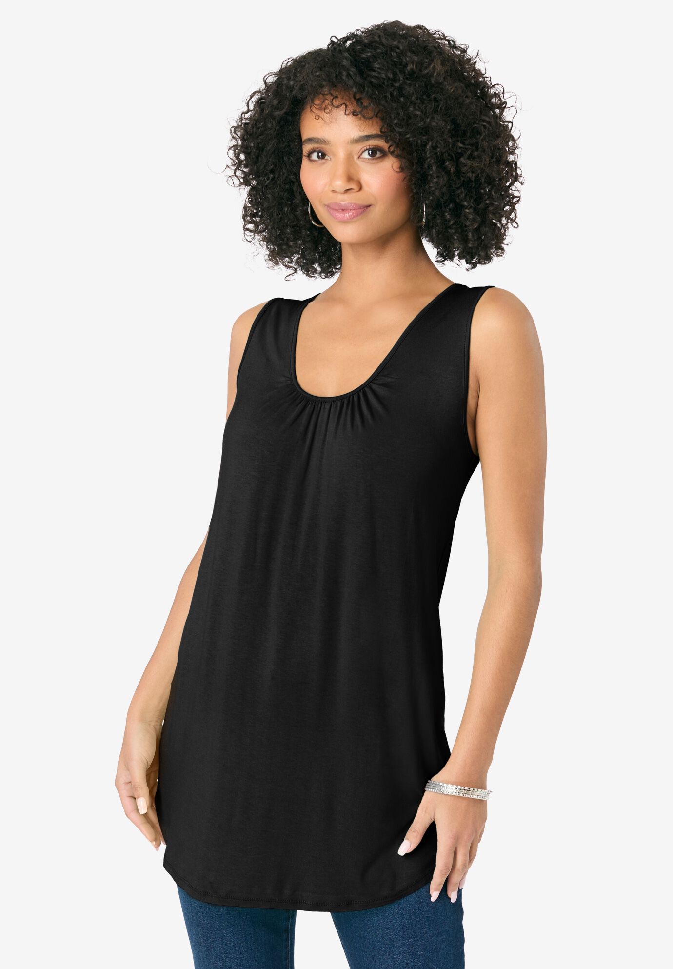 Ultra Drape Tank Top | Roaman's