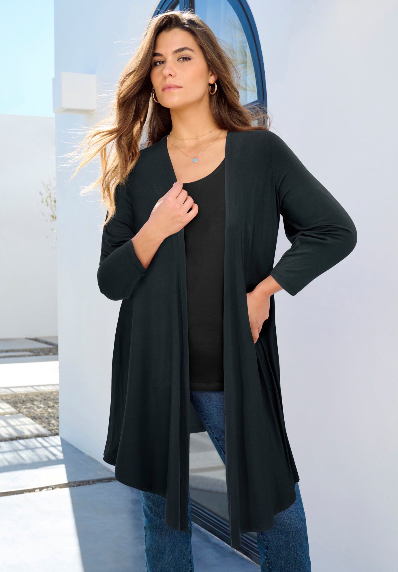 Ultra Drape Cardigan | Roaman's