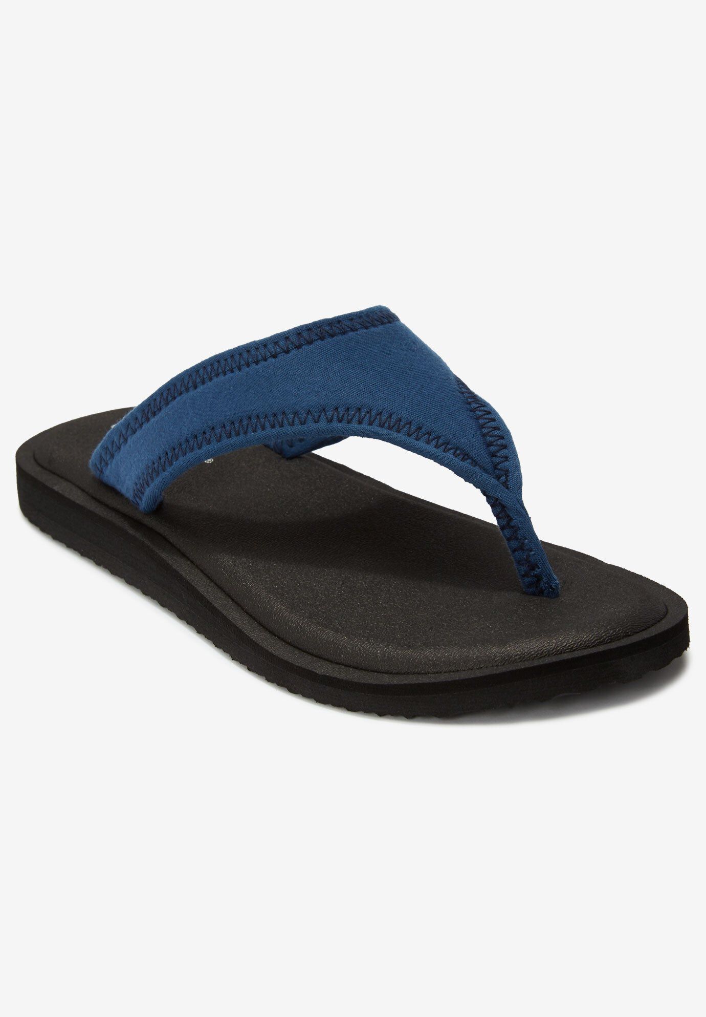 Fashionable The Sylvia Soft Footbed Thong Slip On Sandal, Royal Navy ...