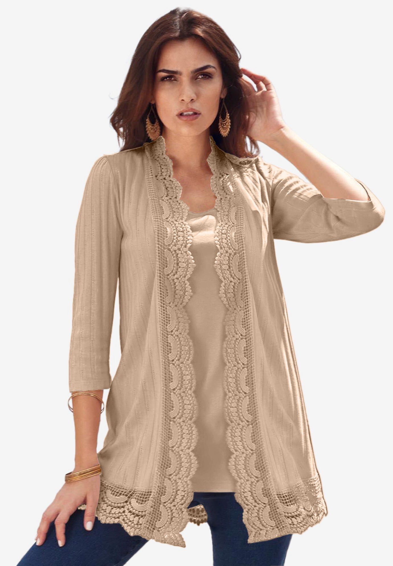 Women's Plus Size Cardigans, Dusters and Shrugs | Roaman's