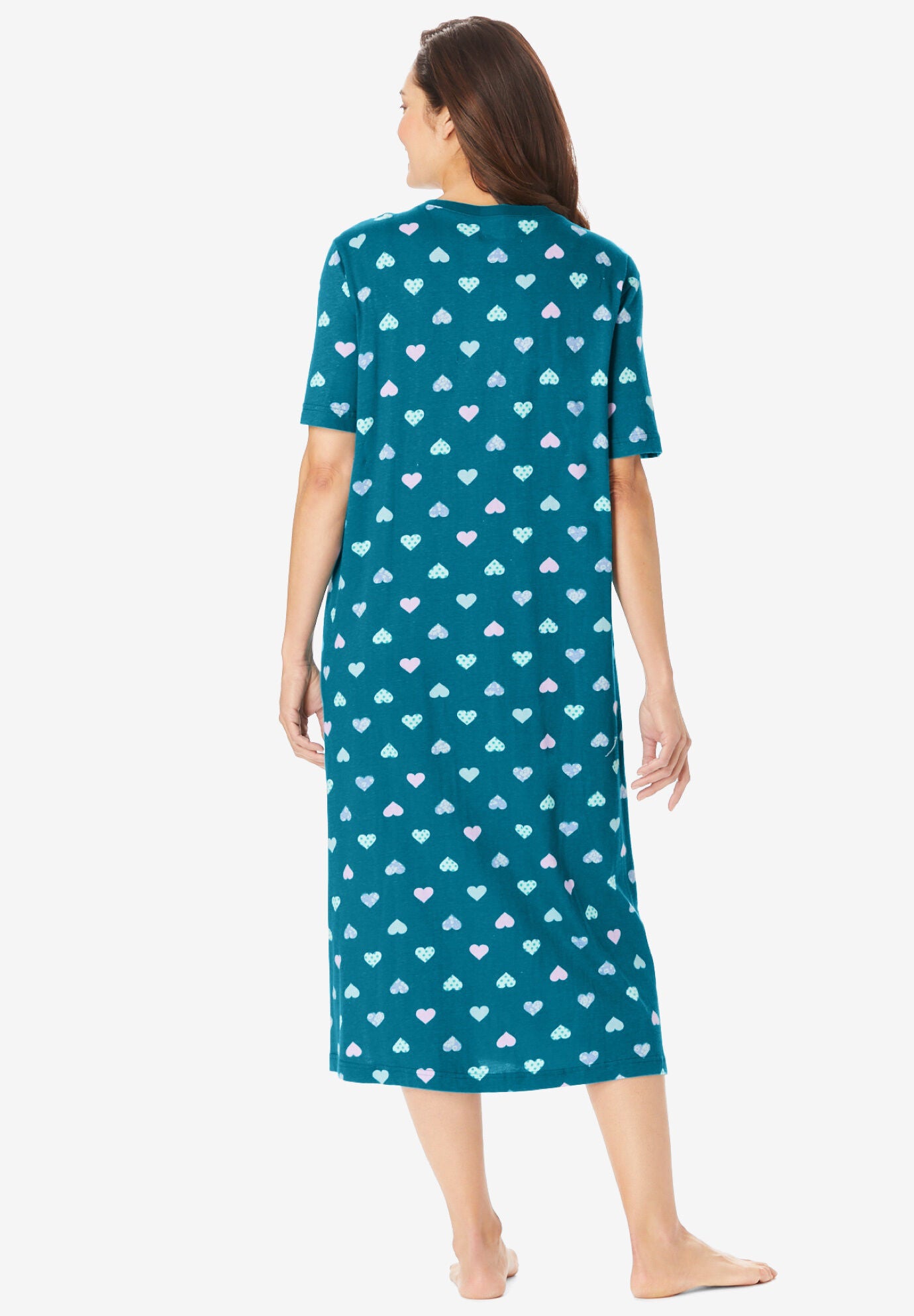 Long Print Sleepshirt | Roaman's