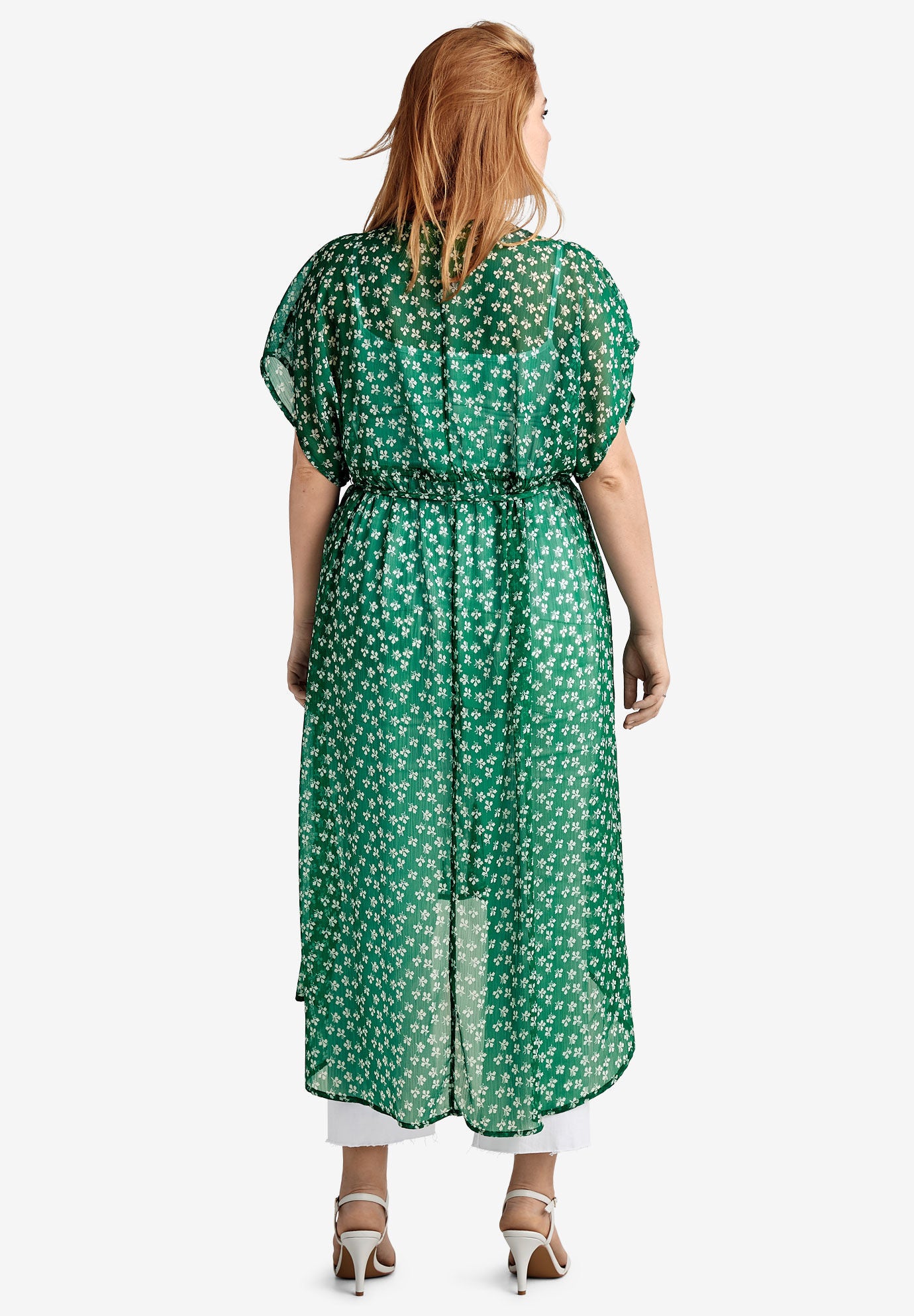 Fashionable Sheer Empire-Waist Tunic | Roaman's