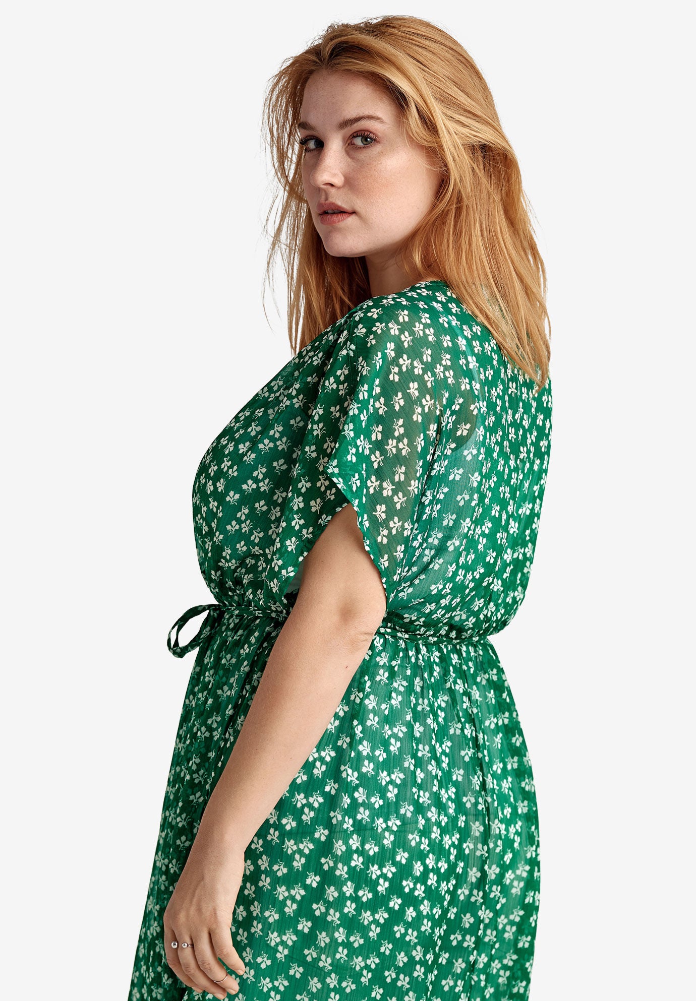 Fashionable Sheer Empire-Waist Tunic | Roaman's