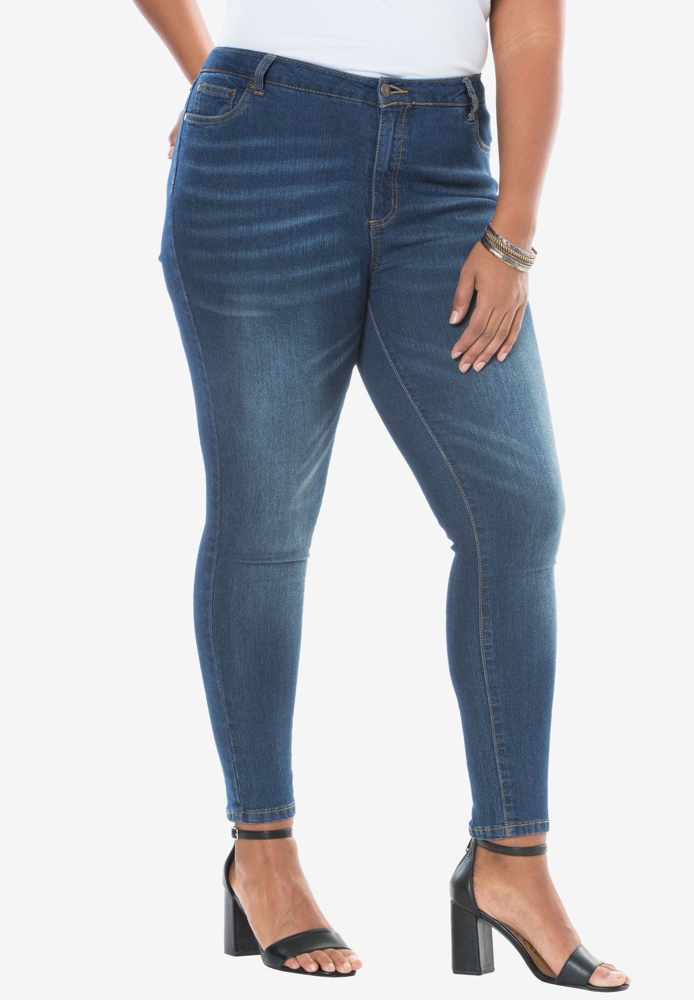 Skinny Jean By Denim 24 7® Plus Size Jeans Roamans