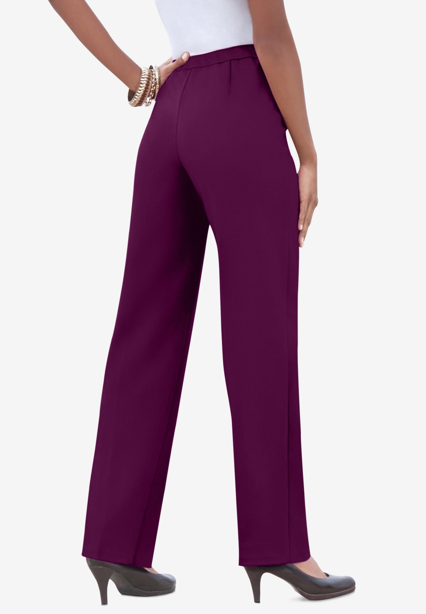 Bend Over® Classic Pant Plus Size Pants Roamans