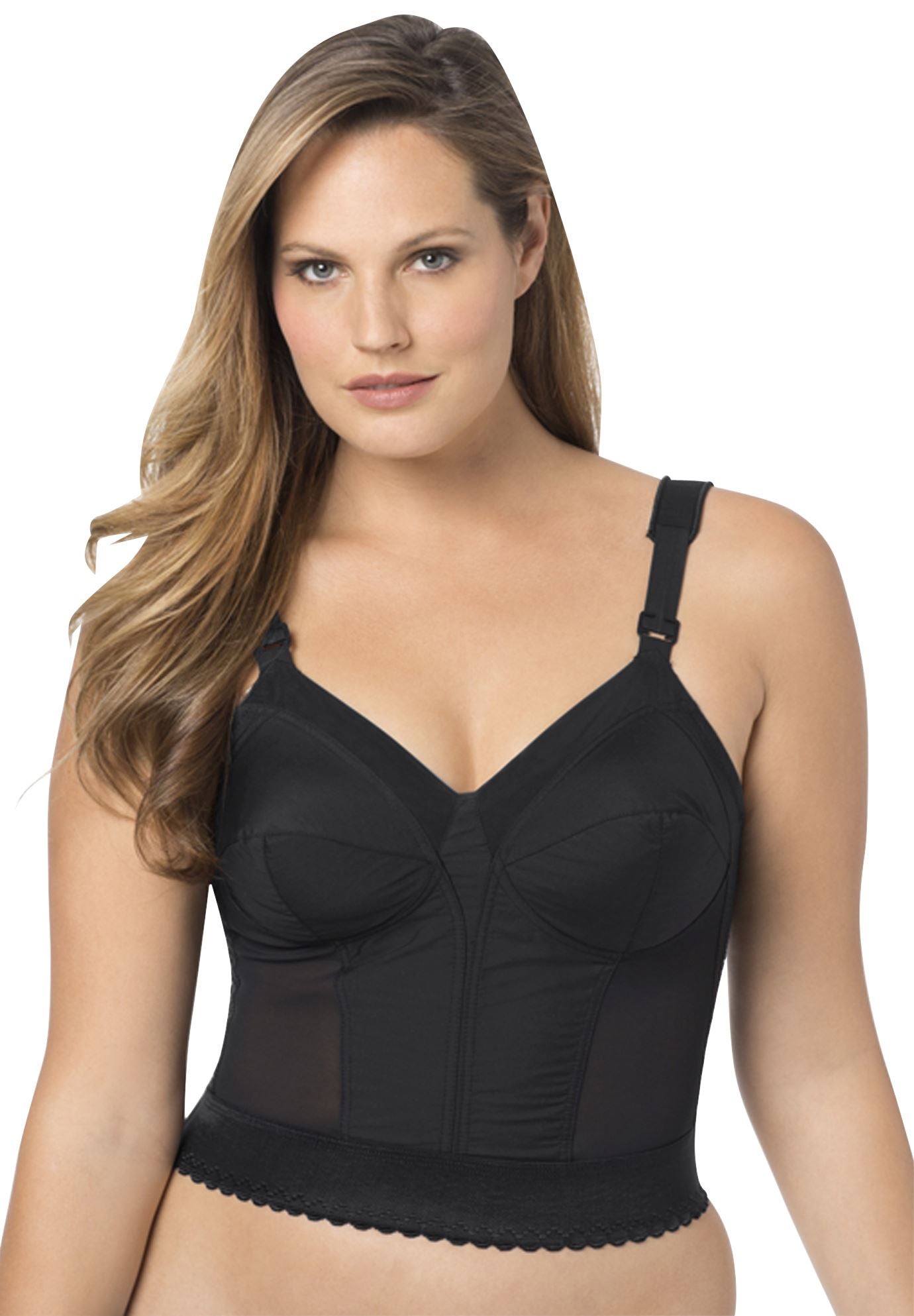 Soft Cup Longline Bra By Exquisite Form® Plus Size Wireless Bras Roamans