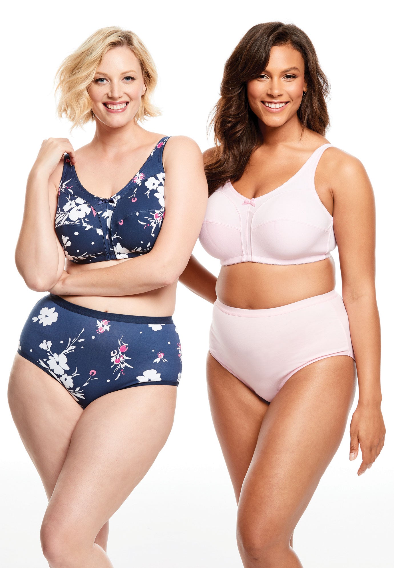 3 Pack Cotton Everyday Wireless Bra By Comfort Choice® Plus Size